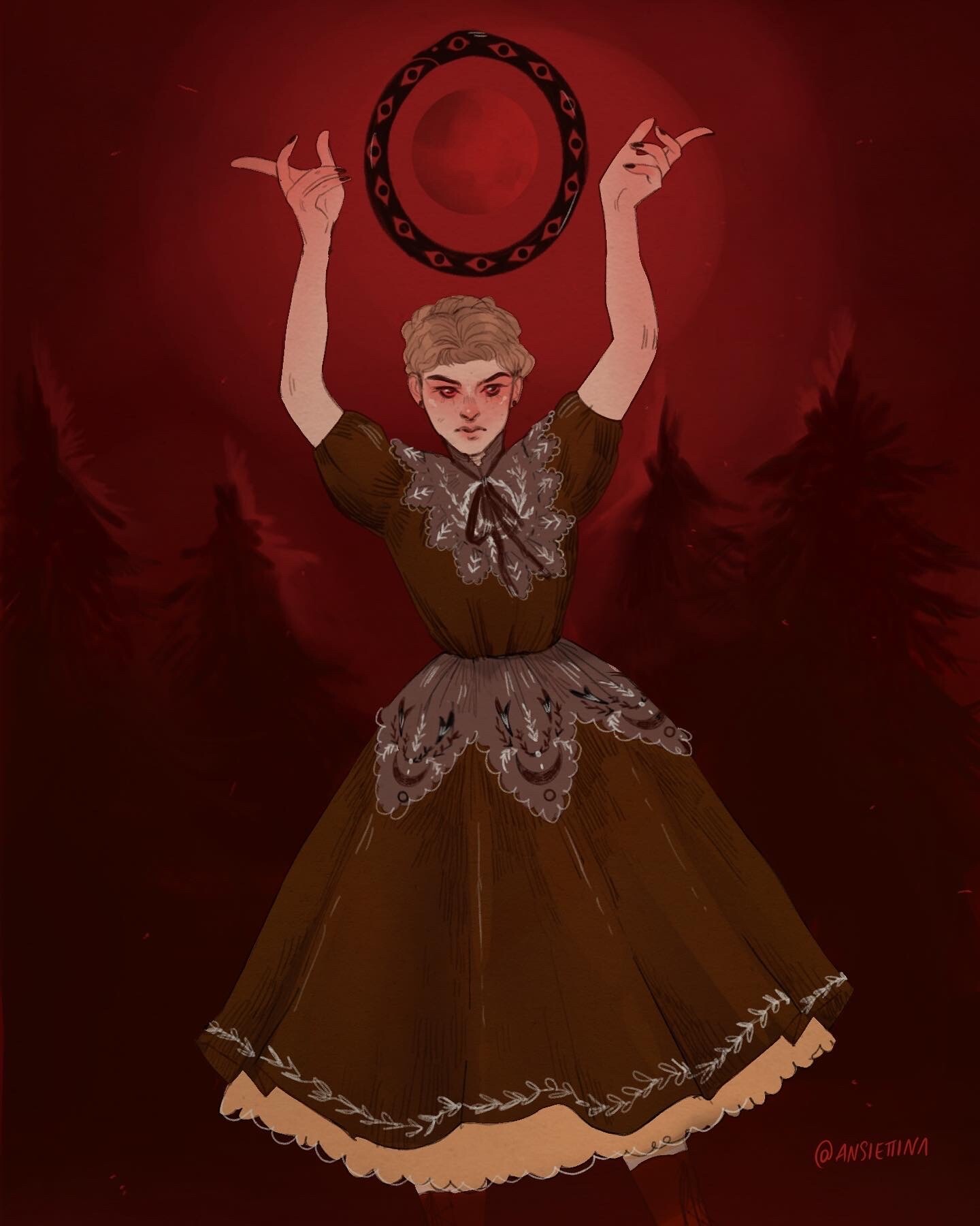 ArtStation - Bloody moon