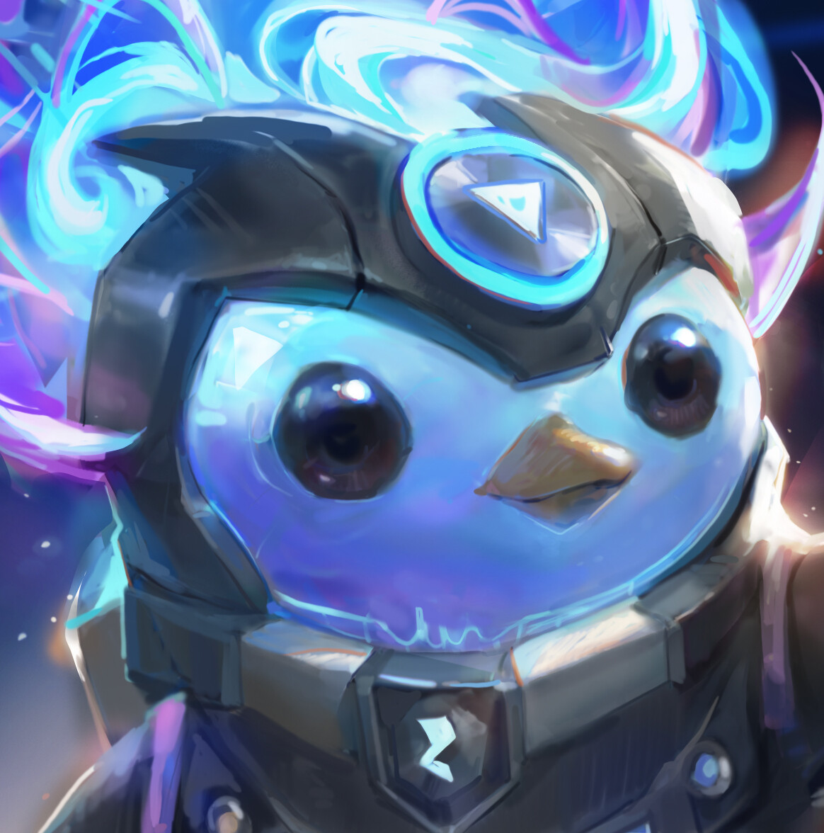 James Huang - Mega Beats Featherknight - TFT Little Legend Splash Art ...