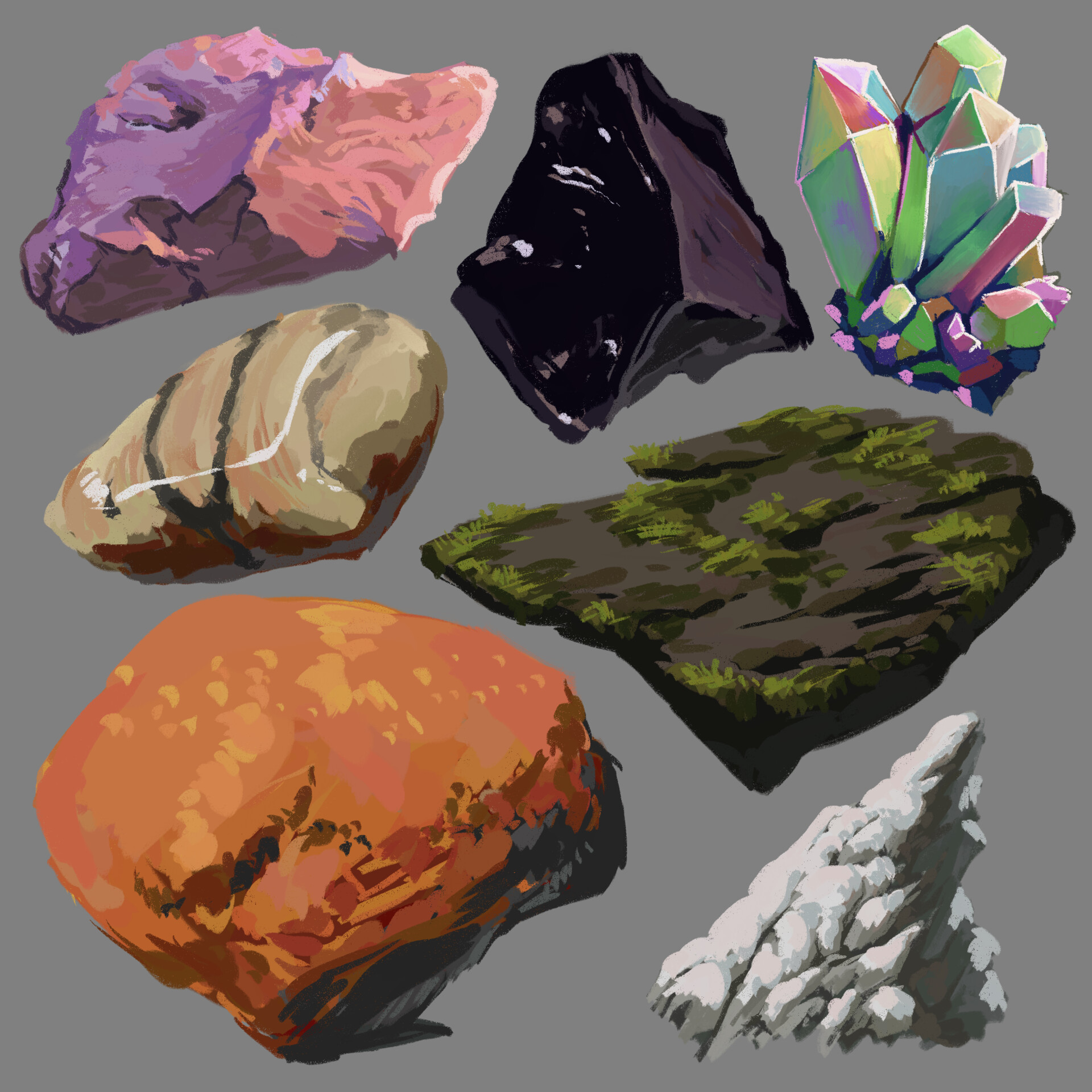 ArtStation - Rock Studies