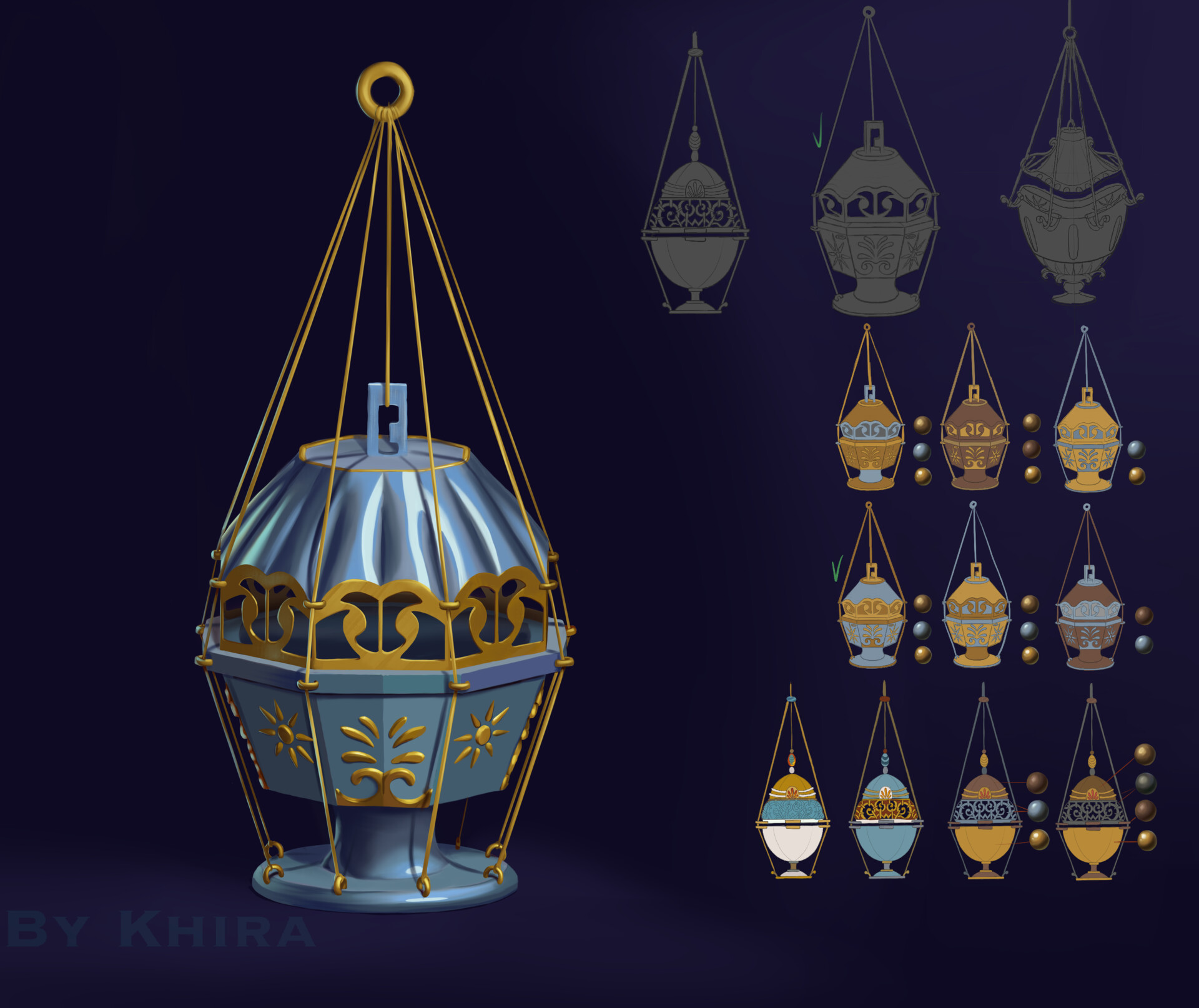 ArtStation - Sun Priest's Censer. Concept art.