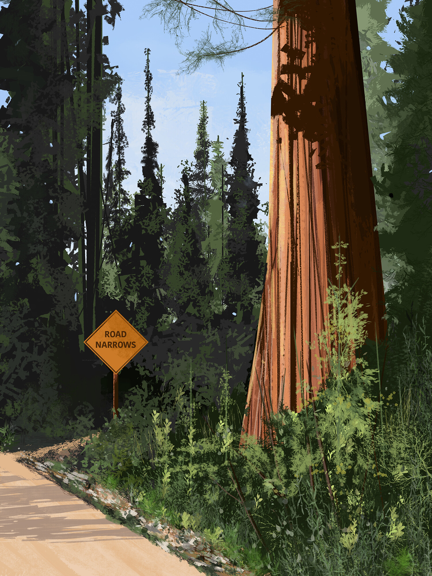 ArtStation - Seattle woods