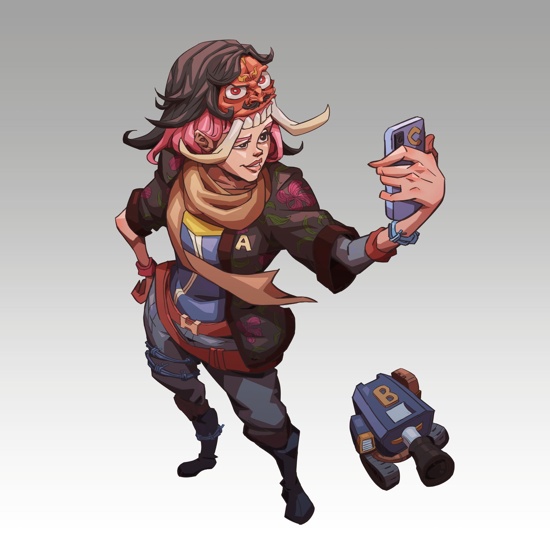 ArtStation - Genderuwo-masked Influencer