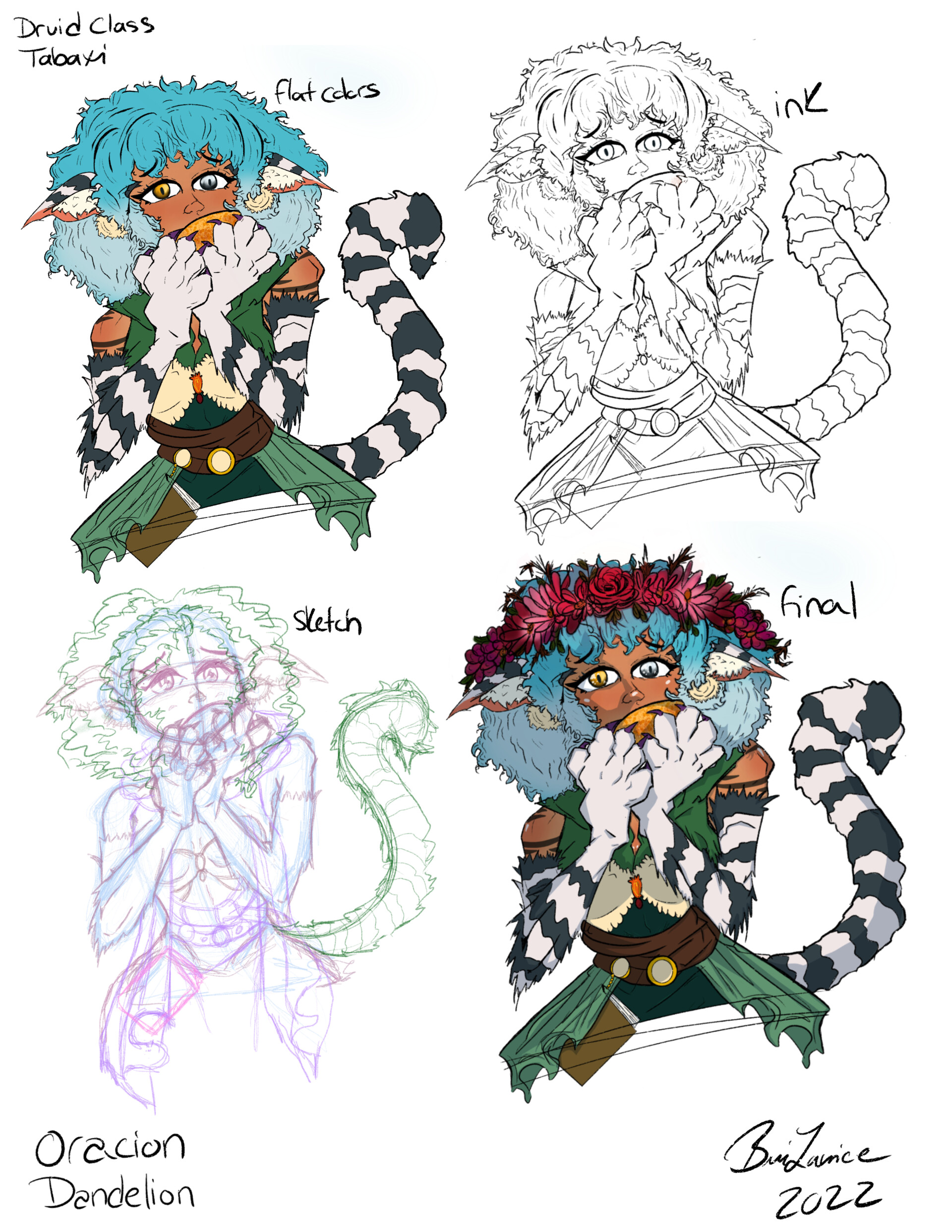 ArtStation - DnD Concept Art Oracion Dandelion