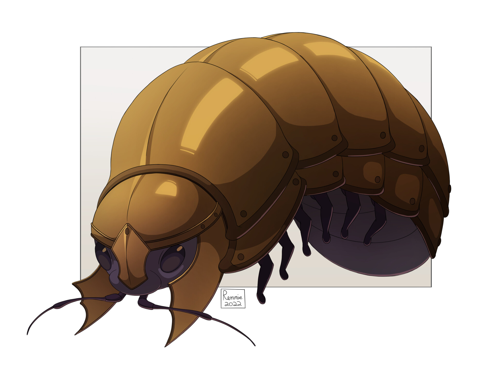 Remmie - Fake FR Familiar Concept: Armored Pill Bug