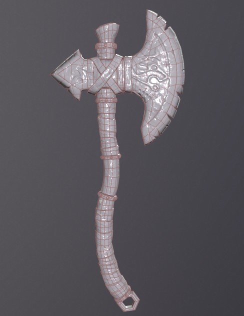 Anh Le - Satyr (The Greek Creature) and weapons