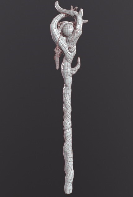 Anh Le - Satyr (The Greek Creature) and weapons