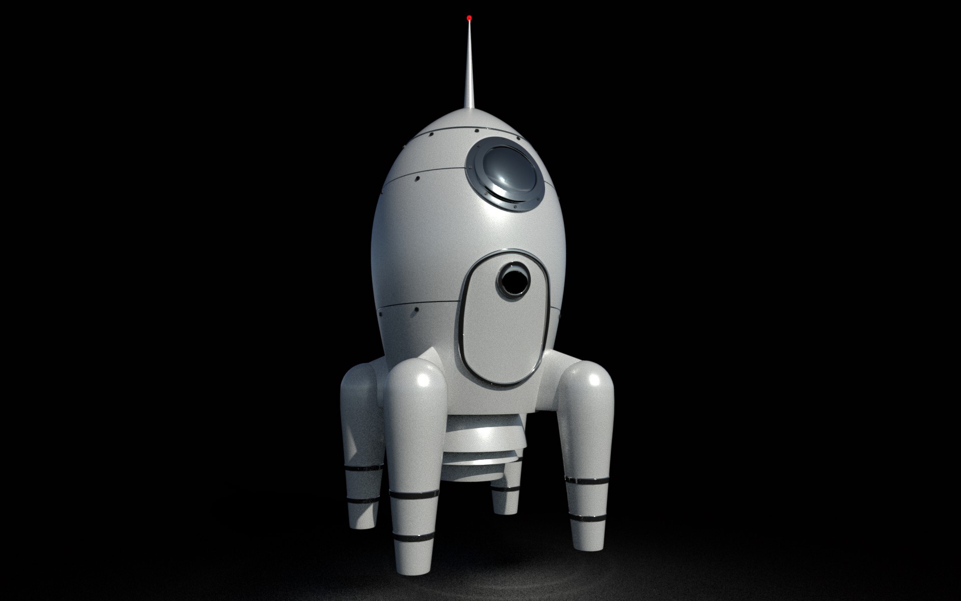 ArtStation - 3D Space Rocket