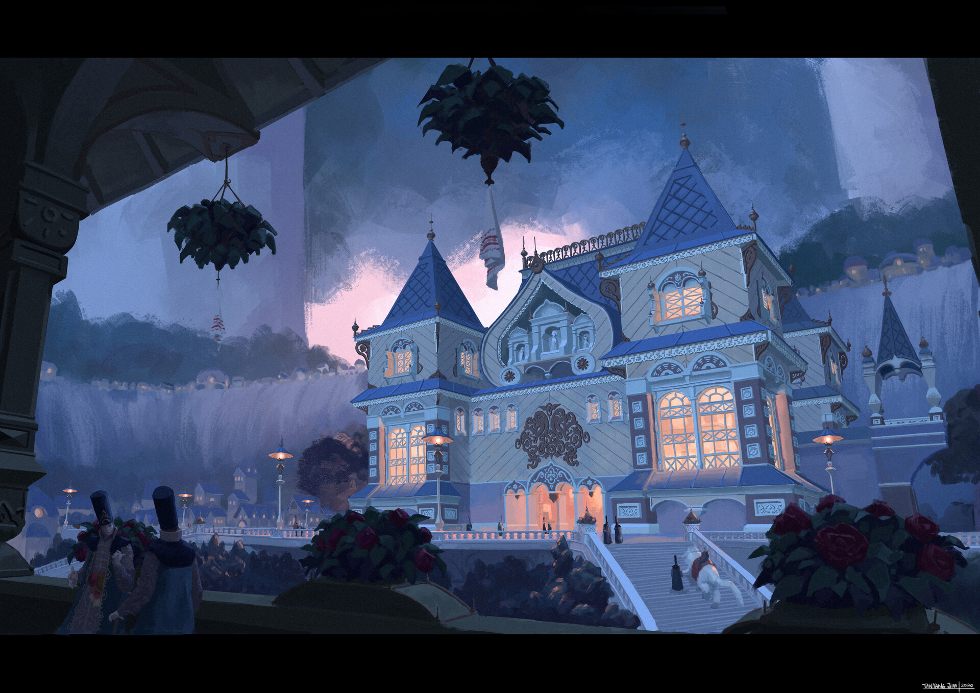 ArtStation - The Inn Exterior