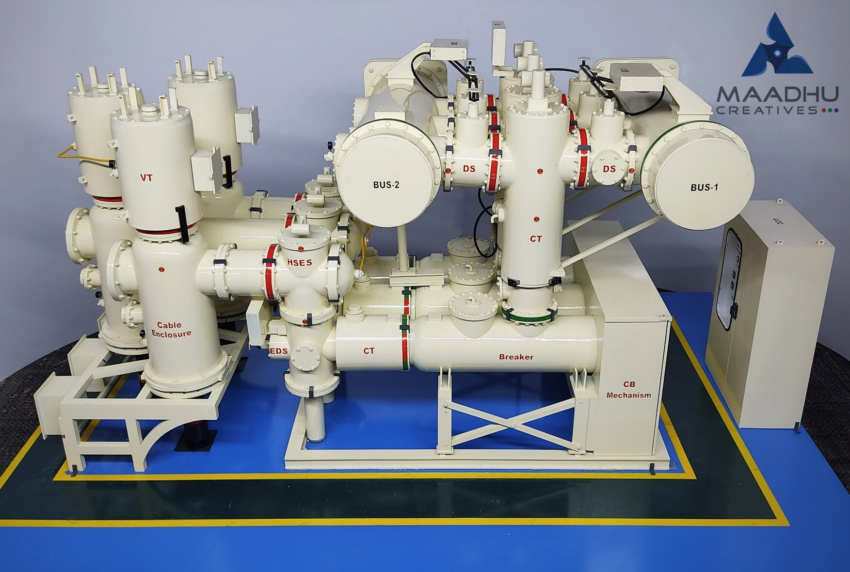 ArtStation - Engineering Model Making - Gas Insulated Switchgear (GIS ...