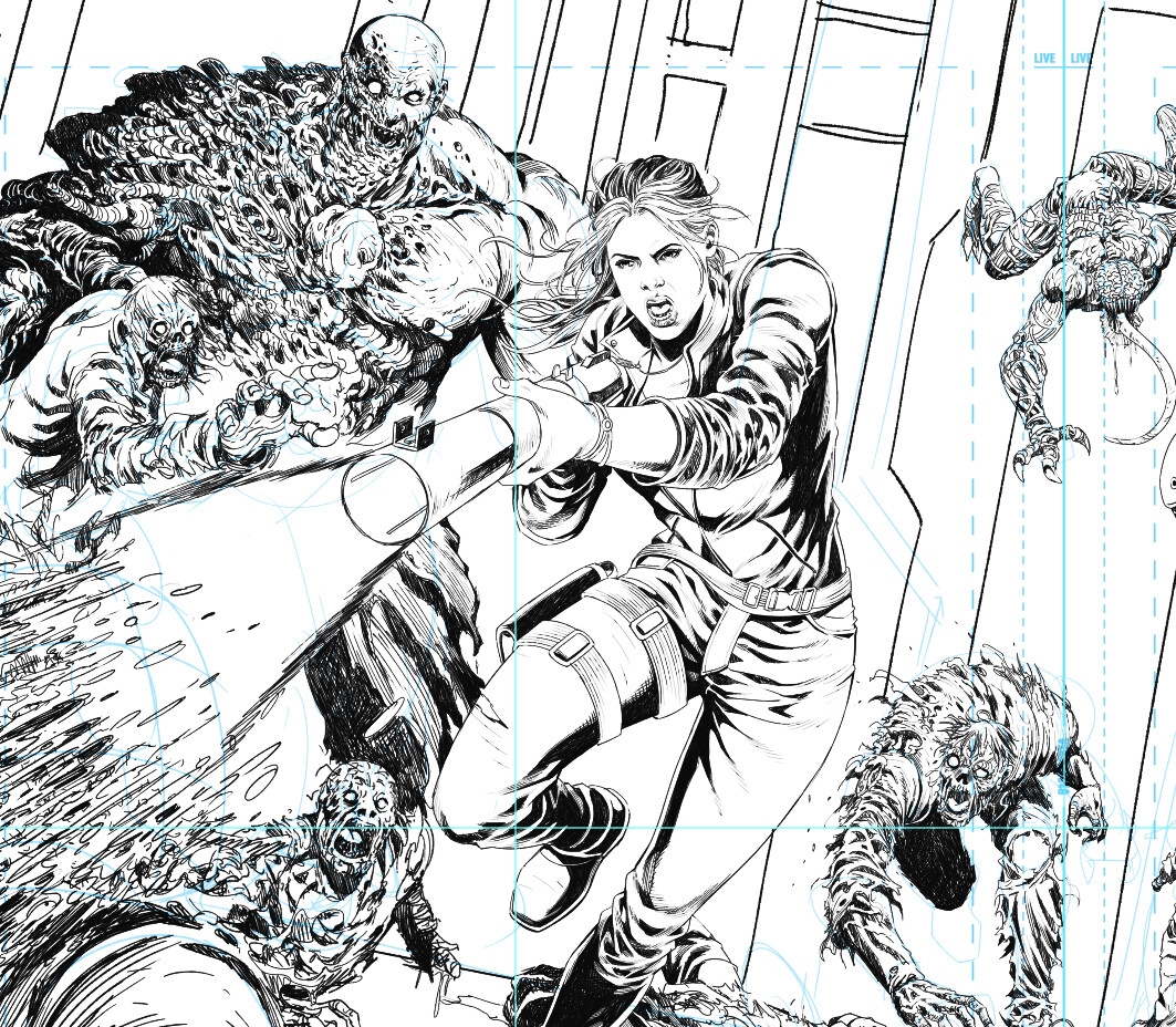 resident evil 2 coloring pages