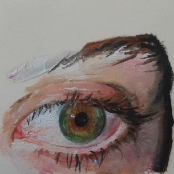 ArtStation - Eye self portrait