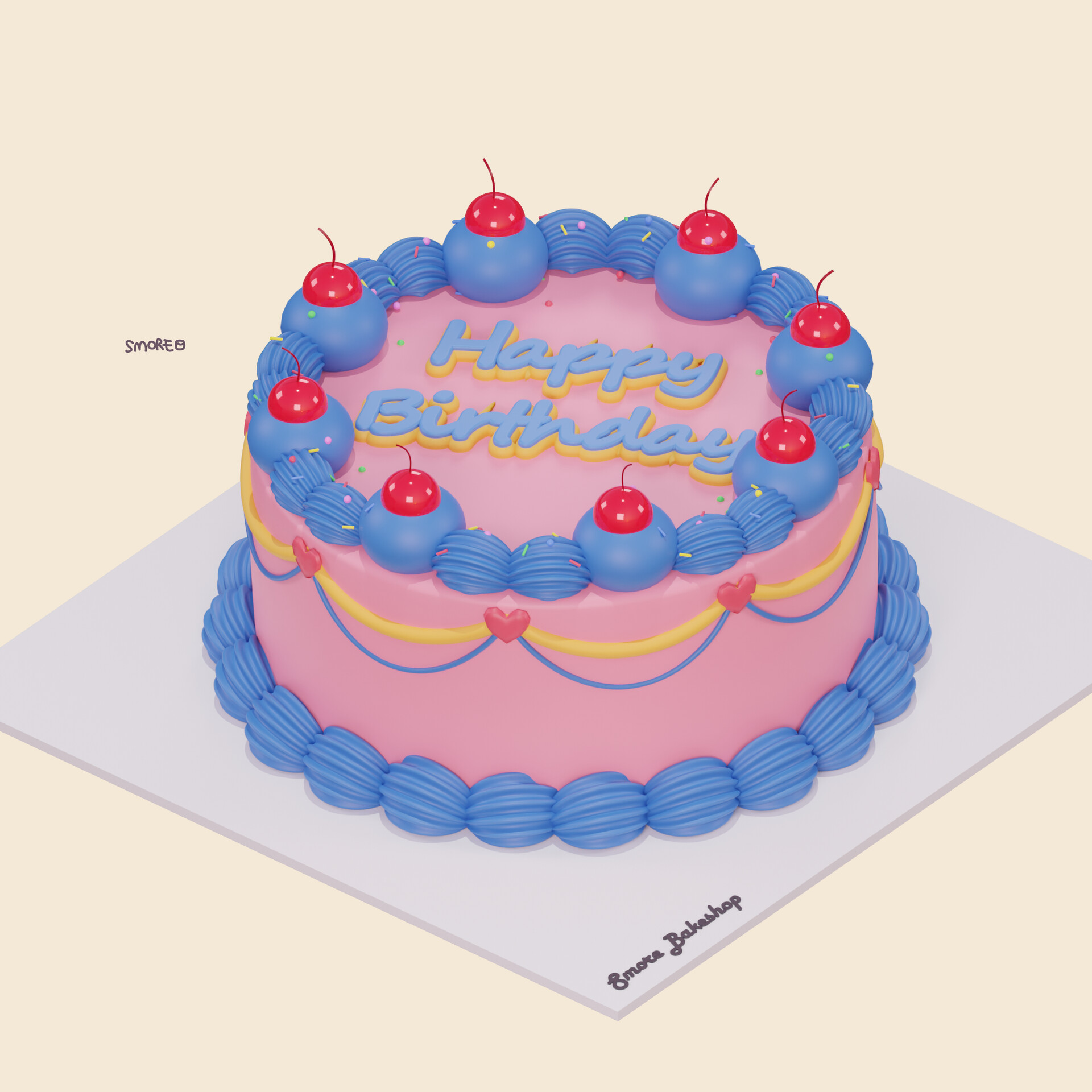 ArtStation - Vintage Cake