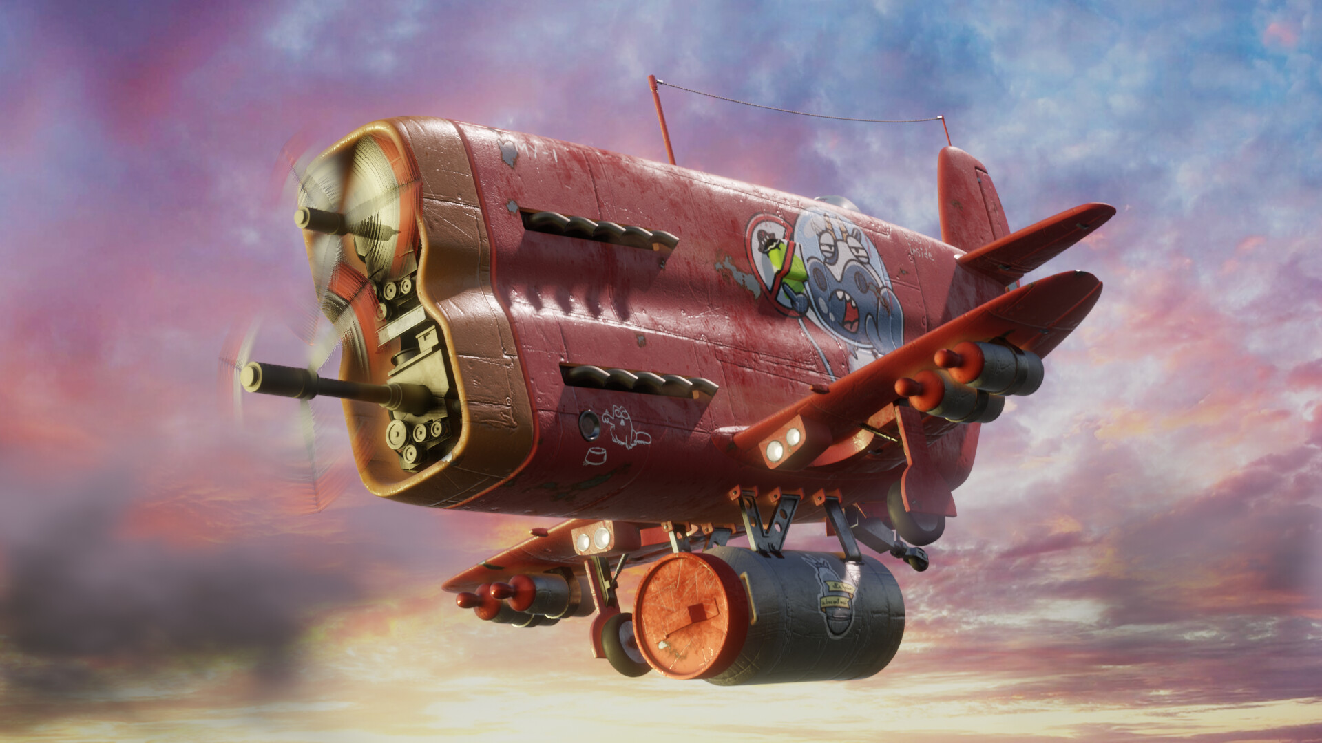 ArtStation - The Cow Plane