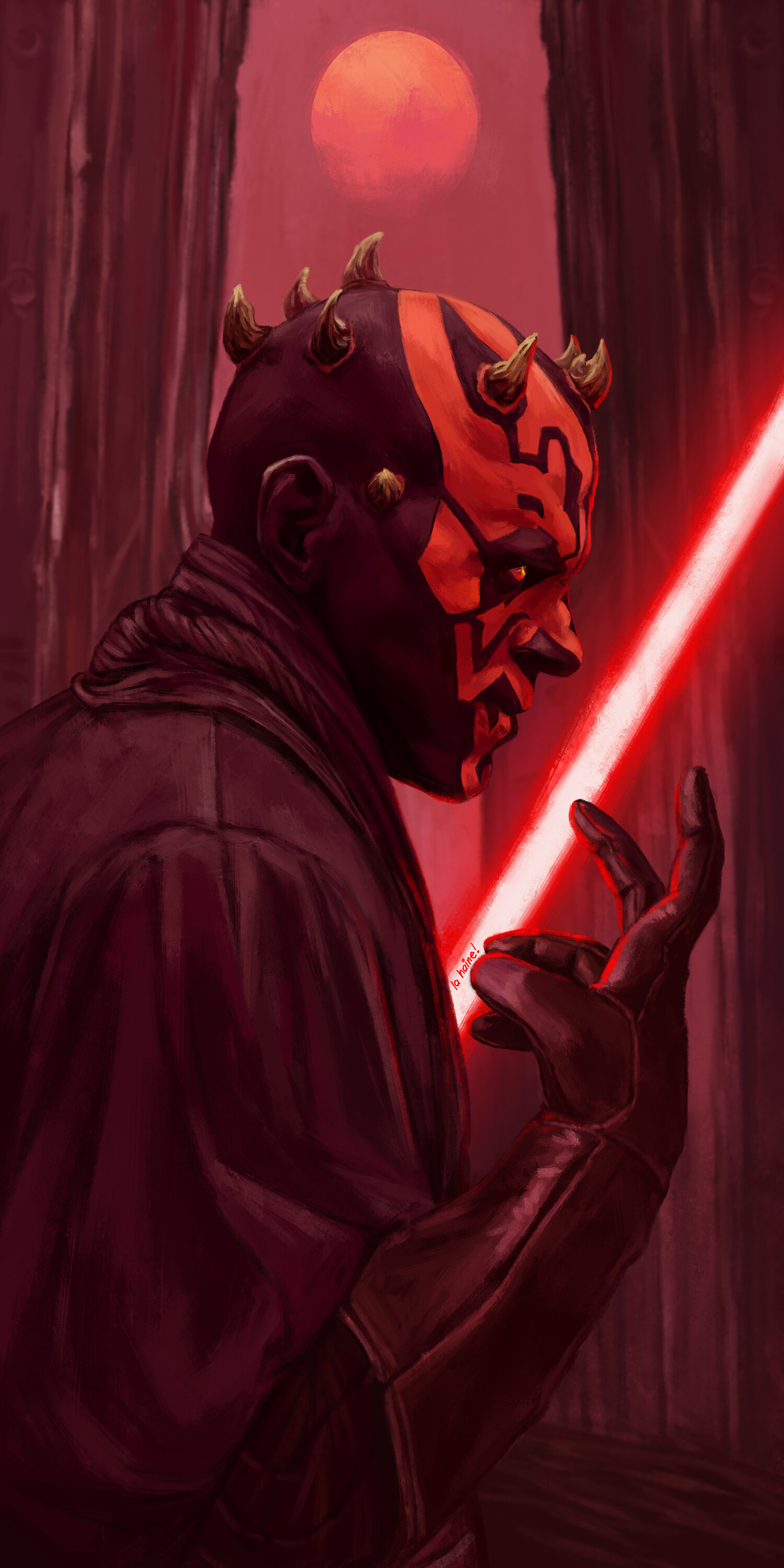 Darth Maul by Maria Whatever : r/ImaginaryJedi