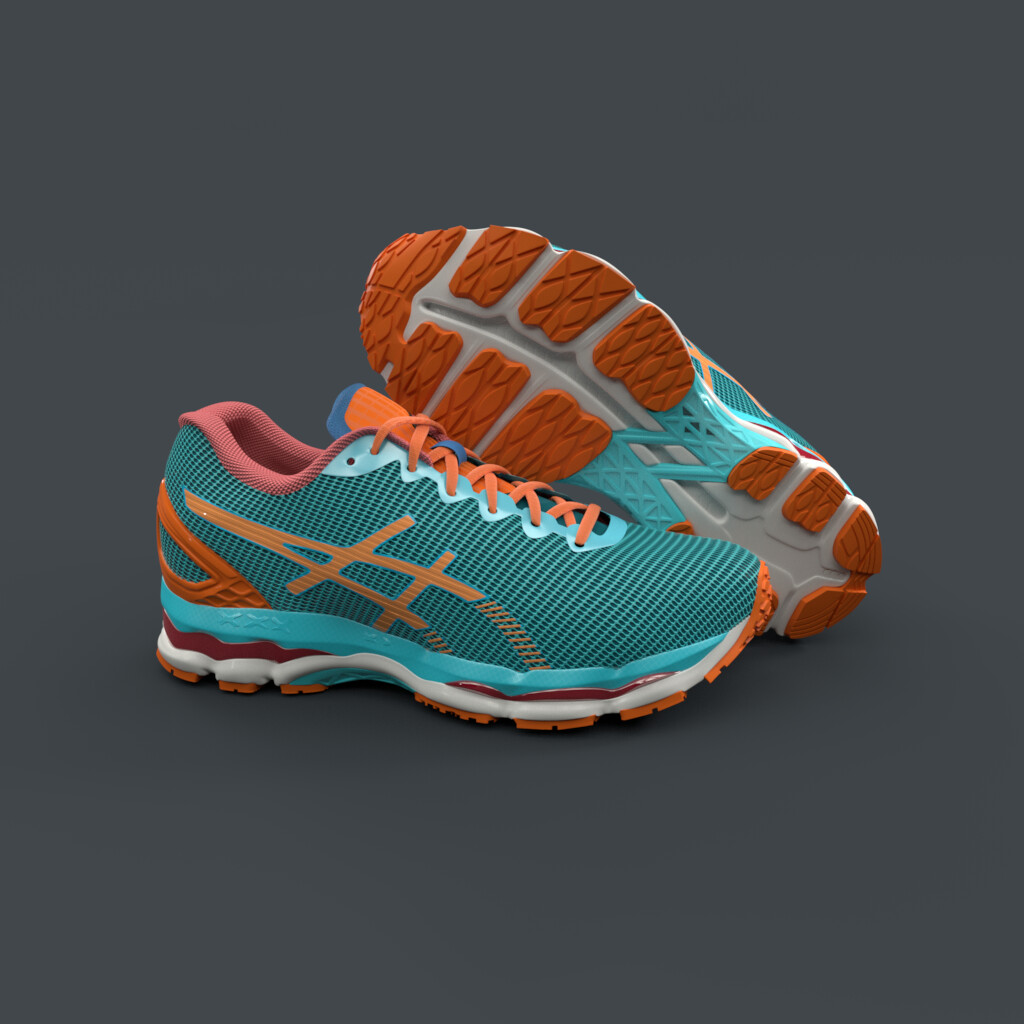 ArtStation - Asics shoes