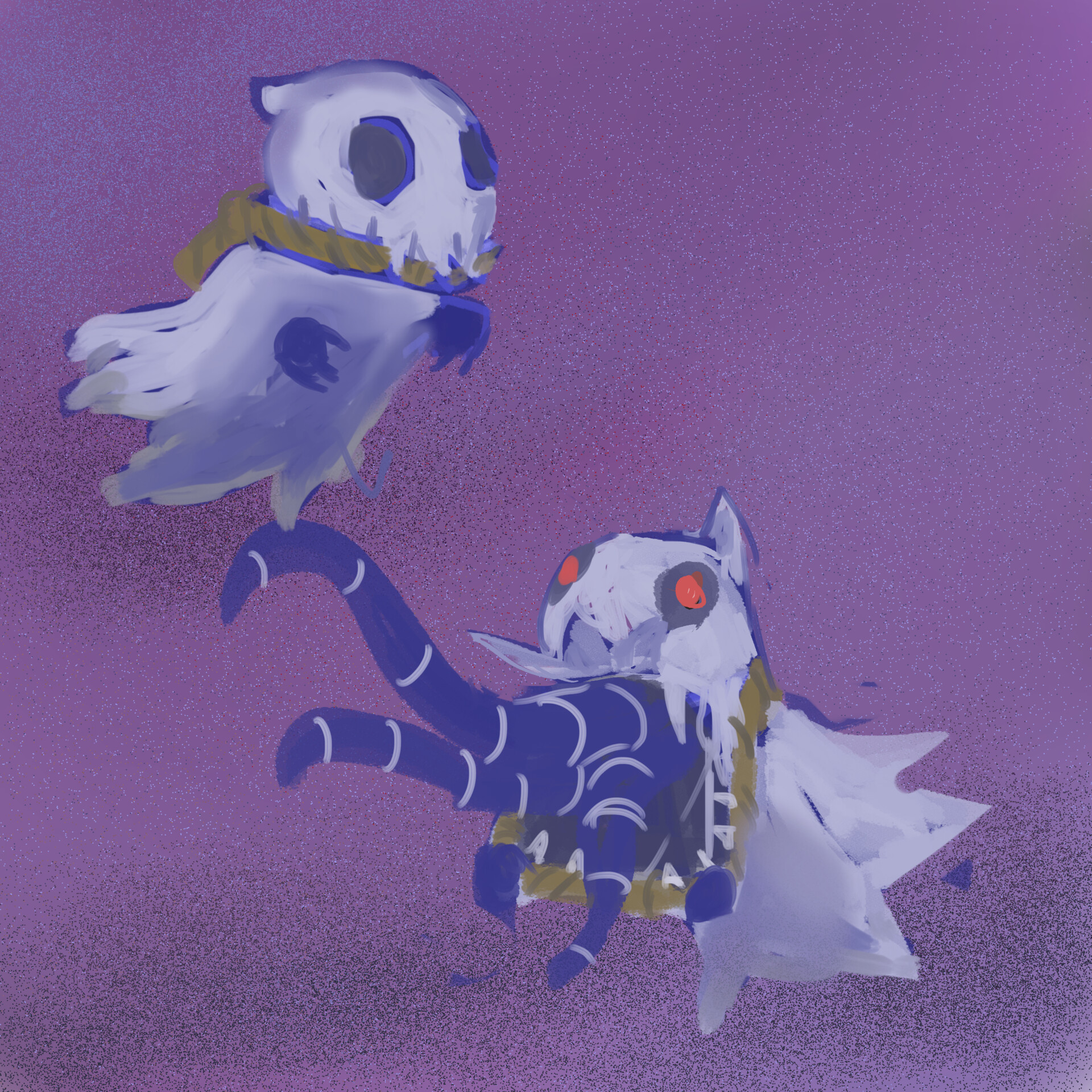 ArtStation - Little Ghost for a Spooky game