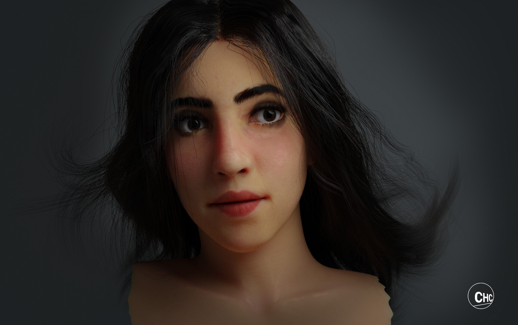 ArtStation - 3D female bust, Jesni