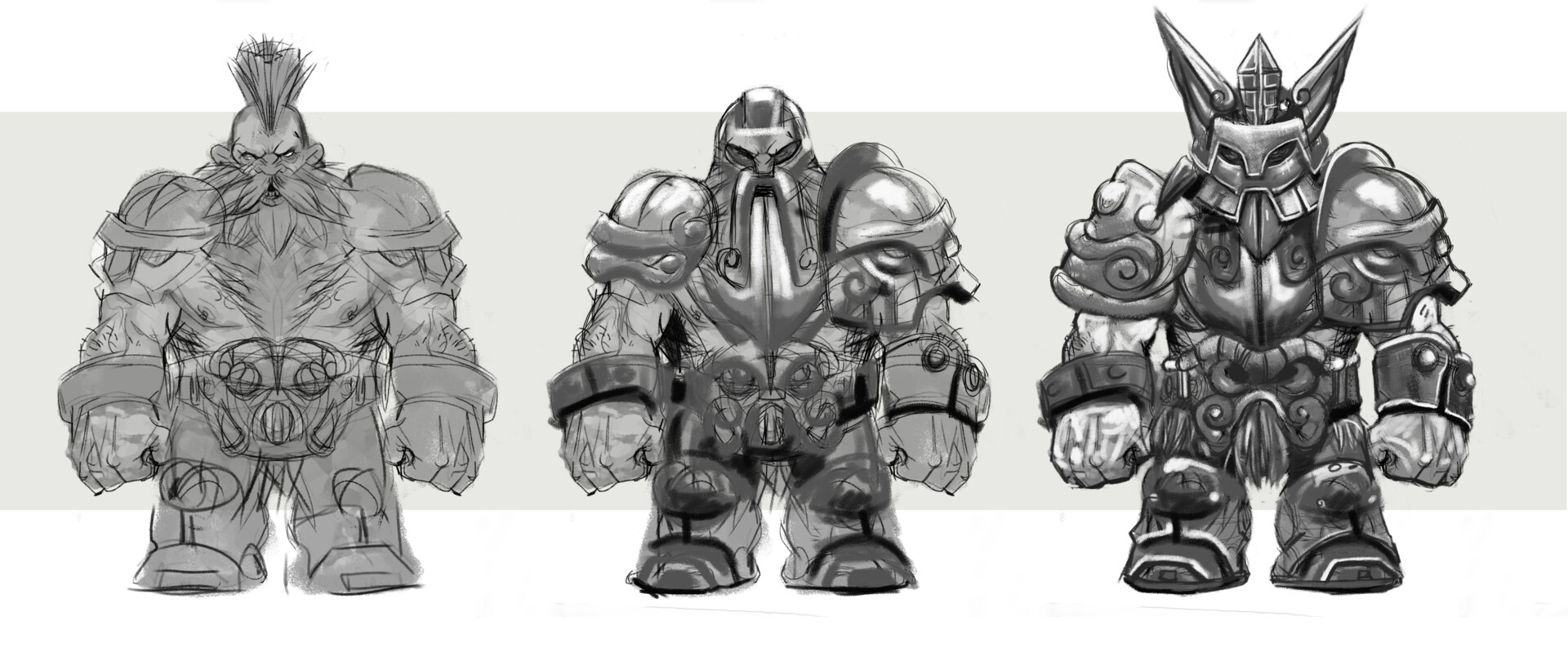 ArtStation - Dwarf Sketches