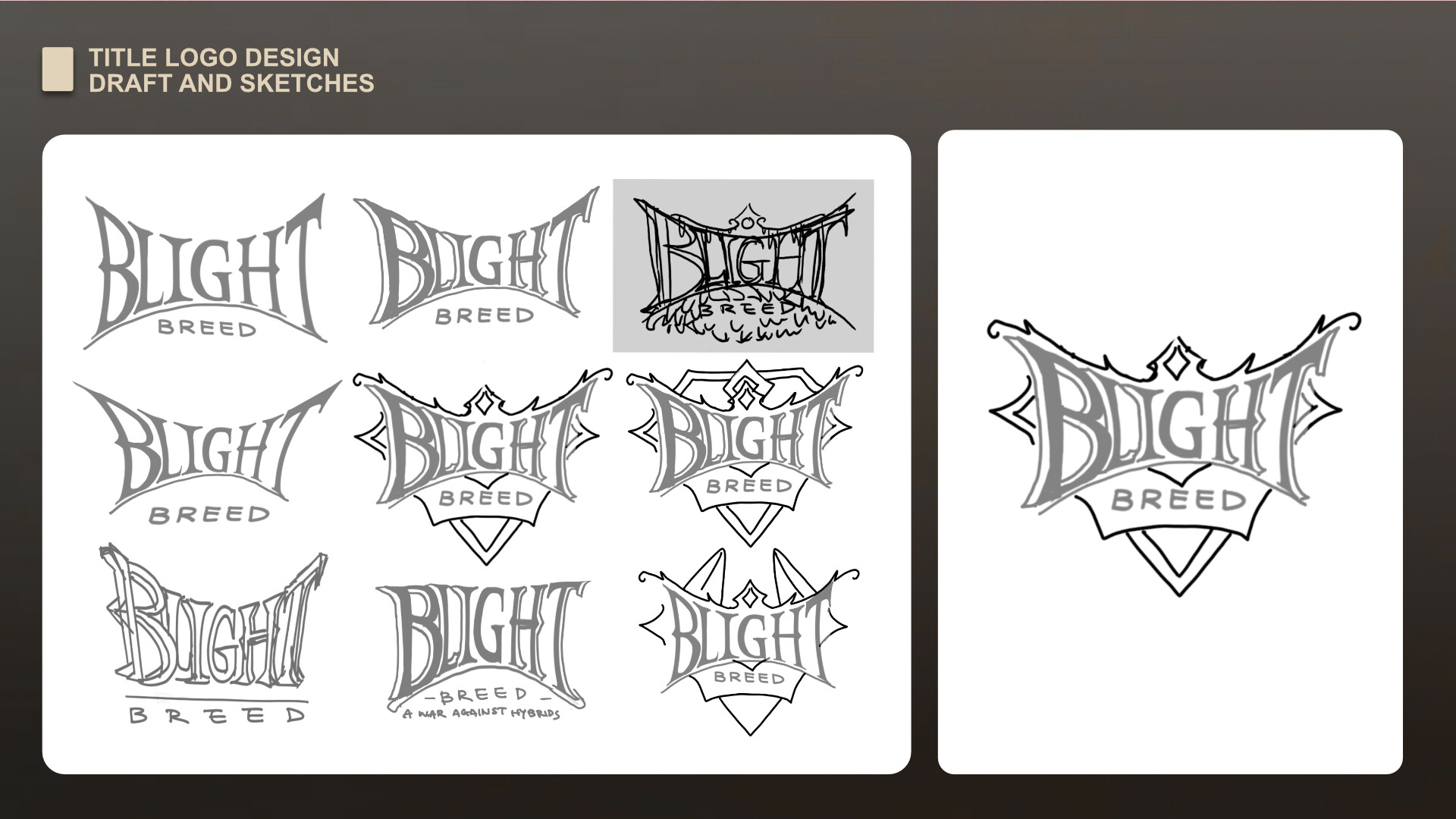 Blight Breed TCG Design by Artmonto — ProUser.Me