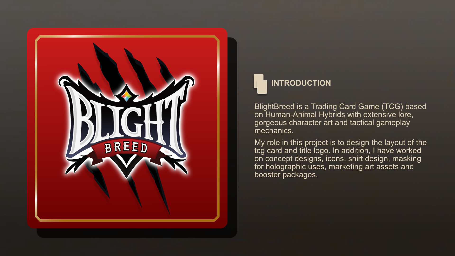 ArtStation - Blight Breed TCG Design