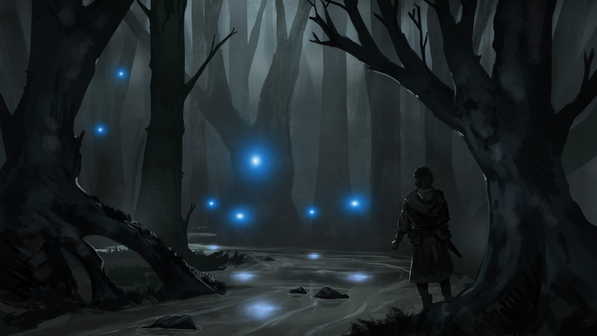 ArtStation - PBS Digital's "Monstrum" - Will o' the Wisps