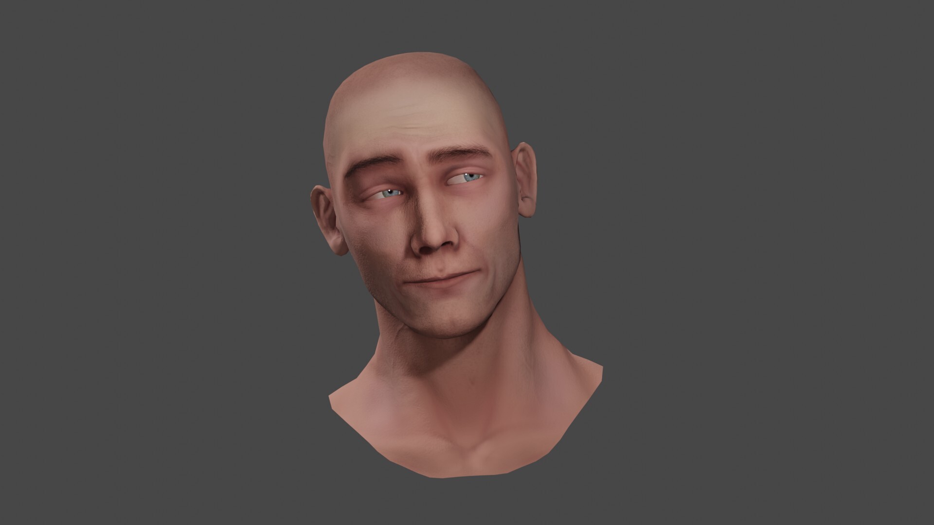 ArtStation - Human head animation: 5 emotions