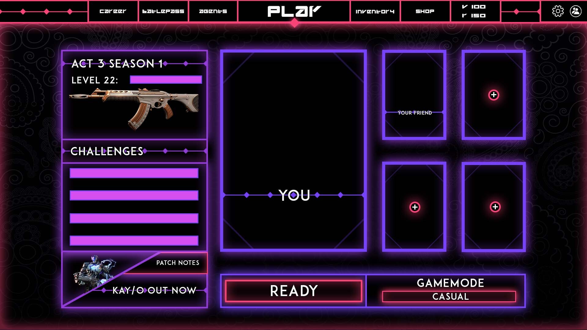 ArtStation - VALORANT UI Redesign