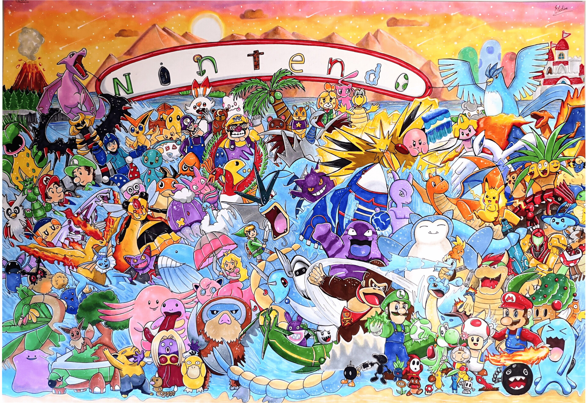 ArtStation - Fanart Nintendo (Pokemon, Kirby, etc)