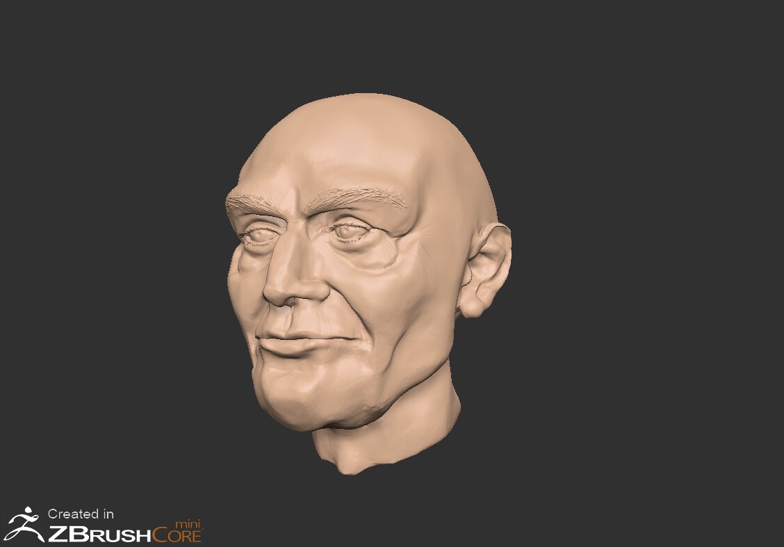 ArtStation - Bald man