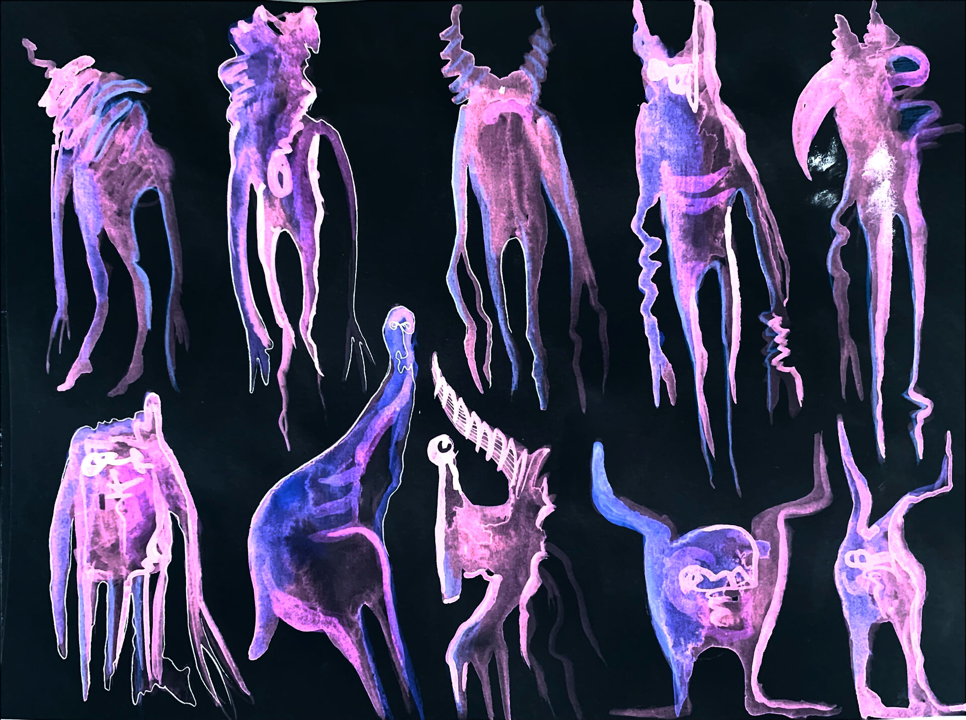 ArtStation - Swamp Creatures concept