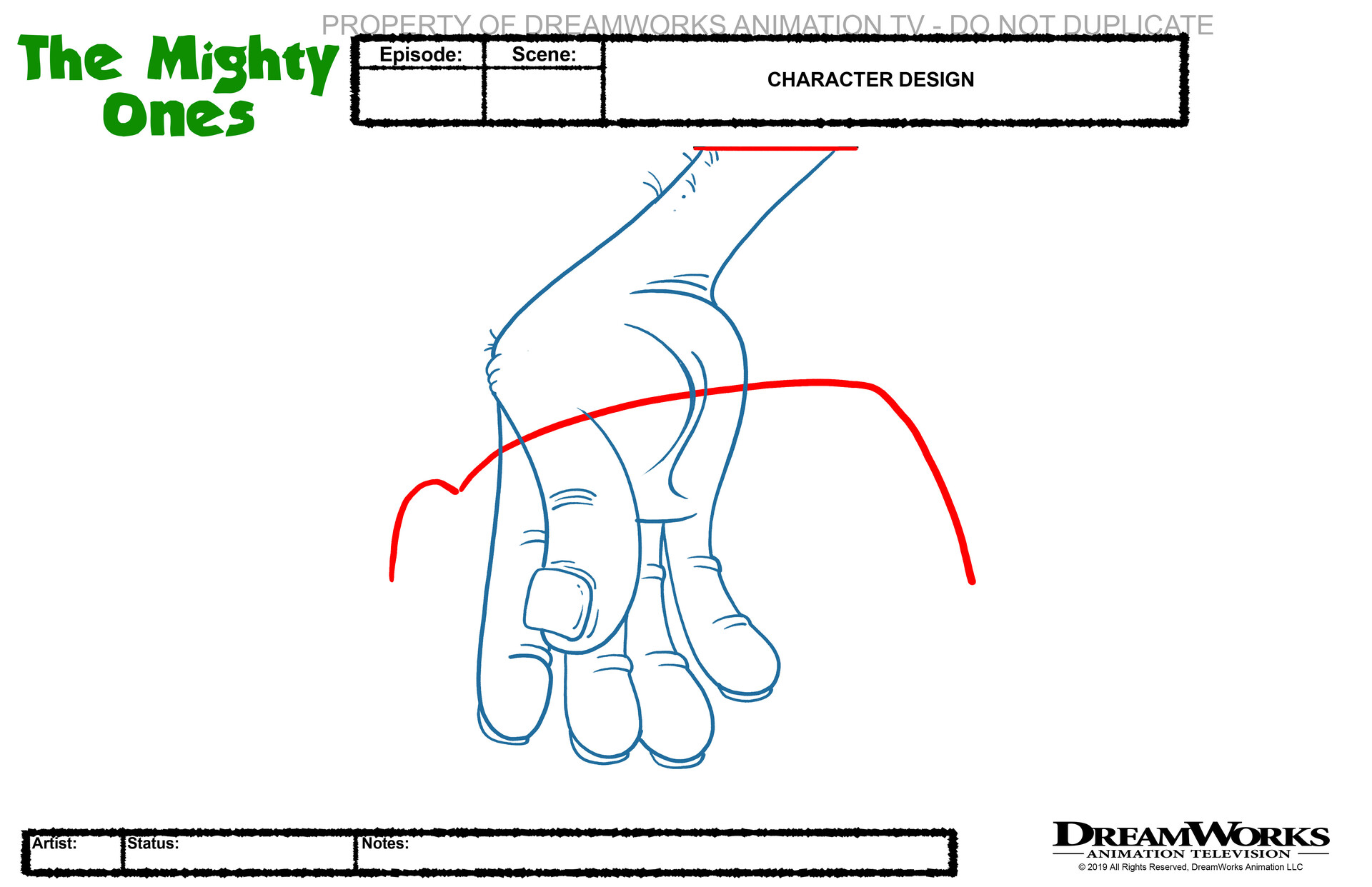 Jerry Regan - Dreamworks - The Mighty Ones - Character Design
