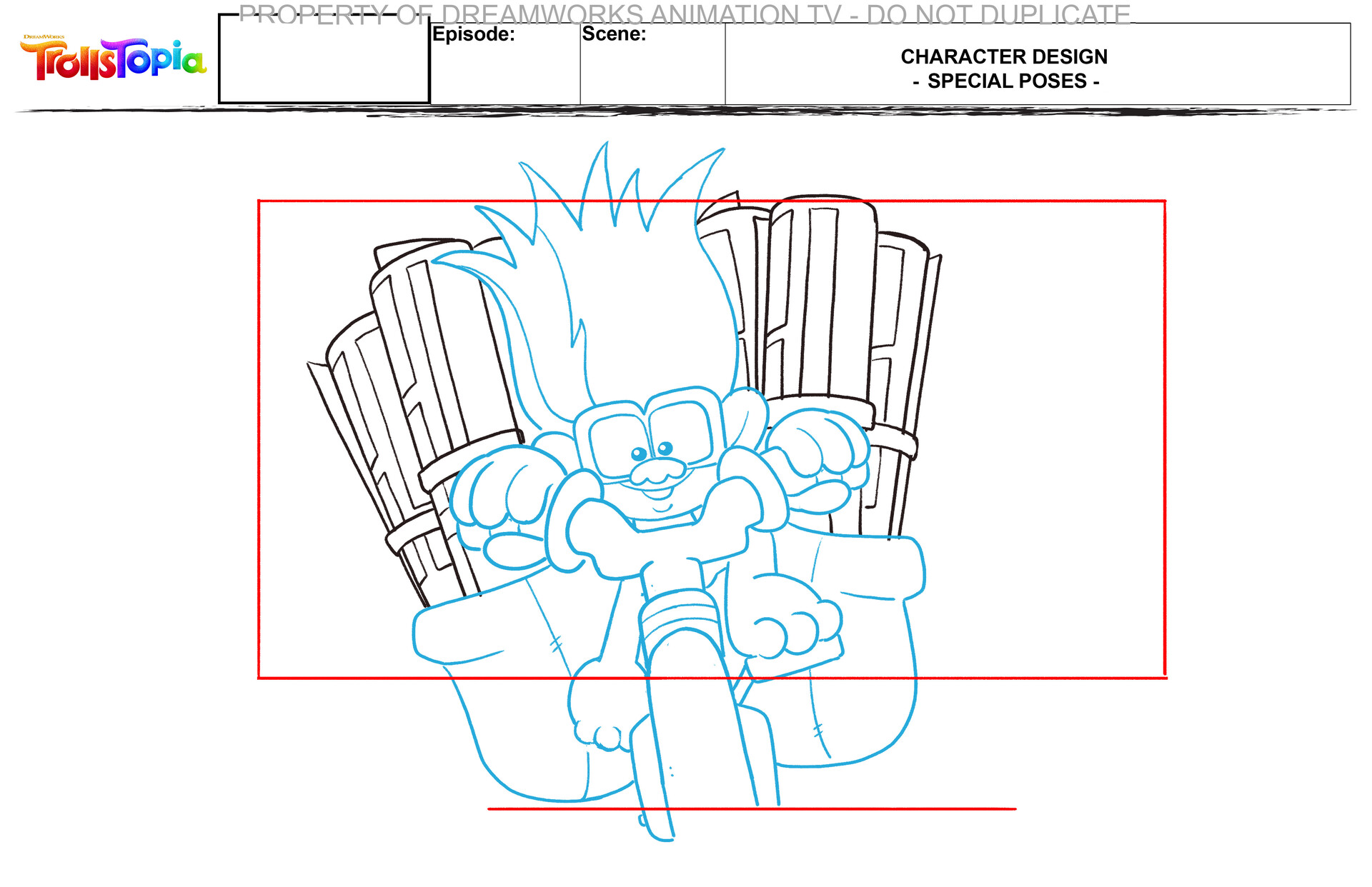 Jerry Regan - Dreamworks - Trollstopia - Character Turns and Redress