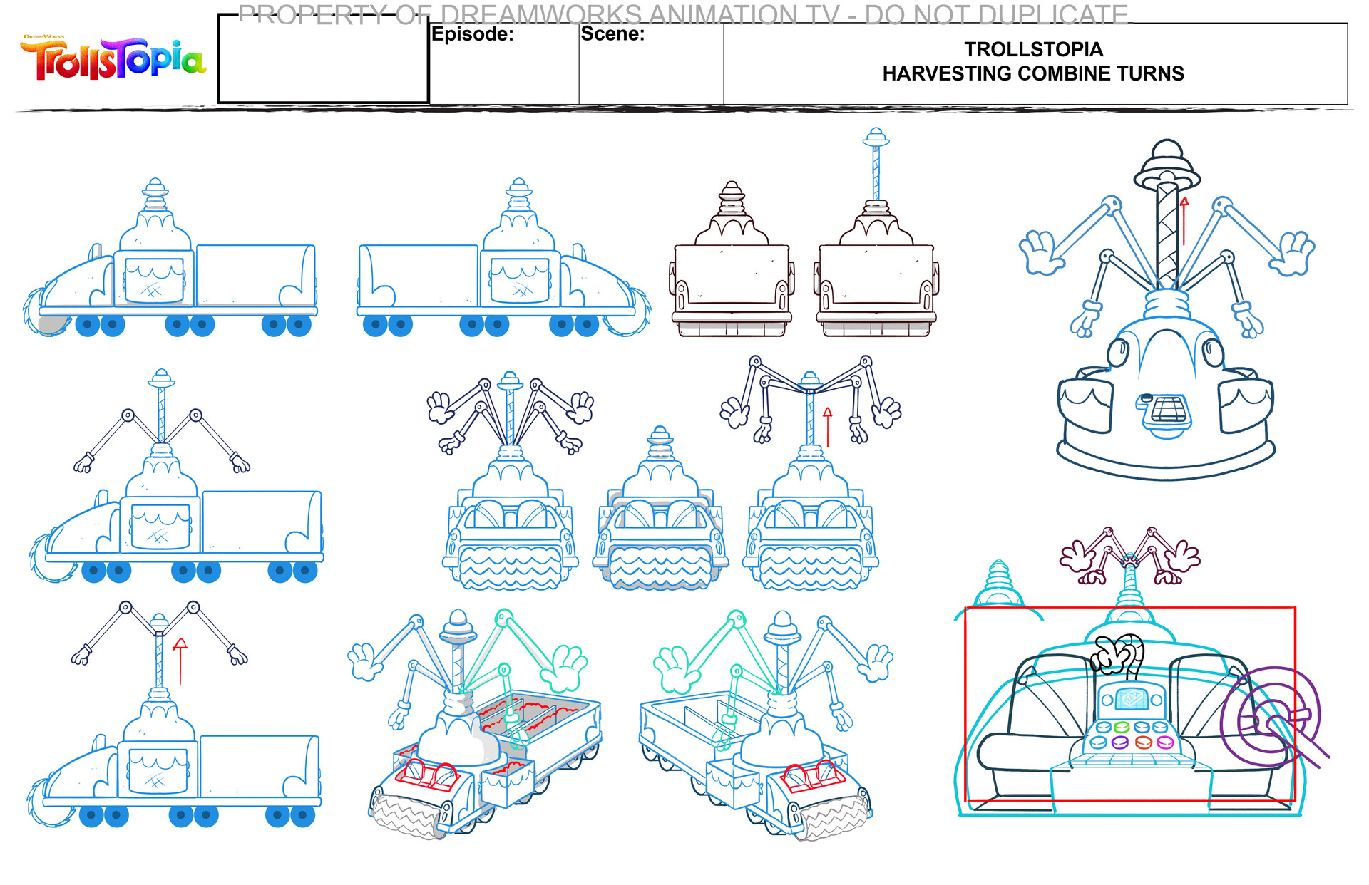 Jerry Regan - Dreamworks - Trollstopia - Prop Design - Season 1