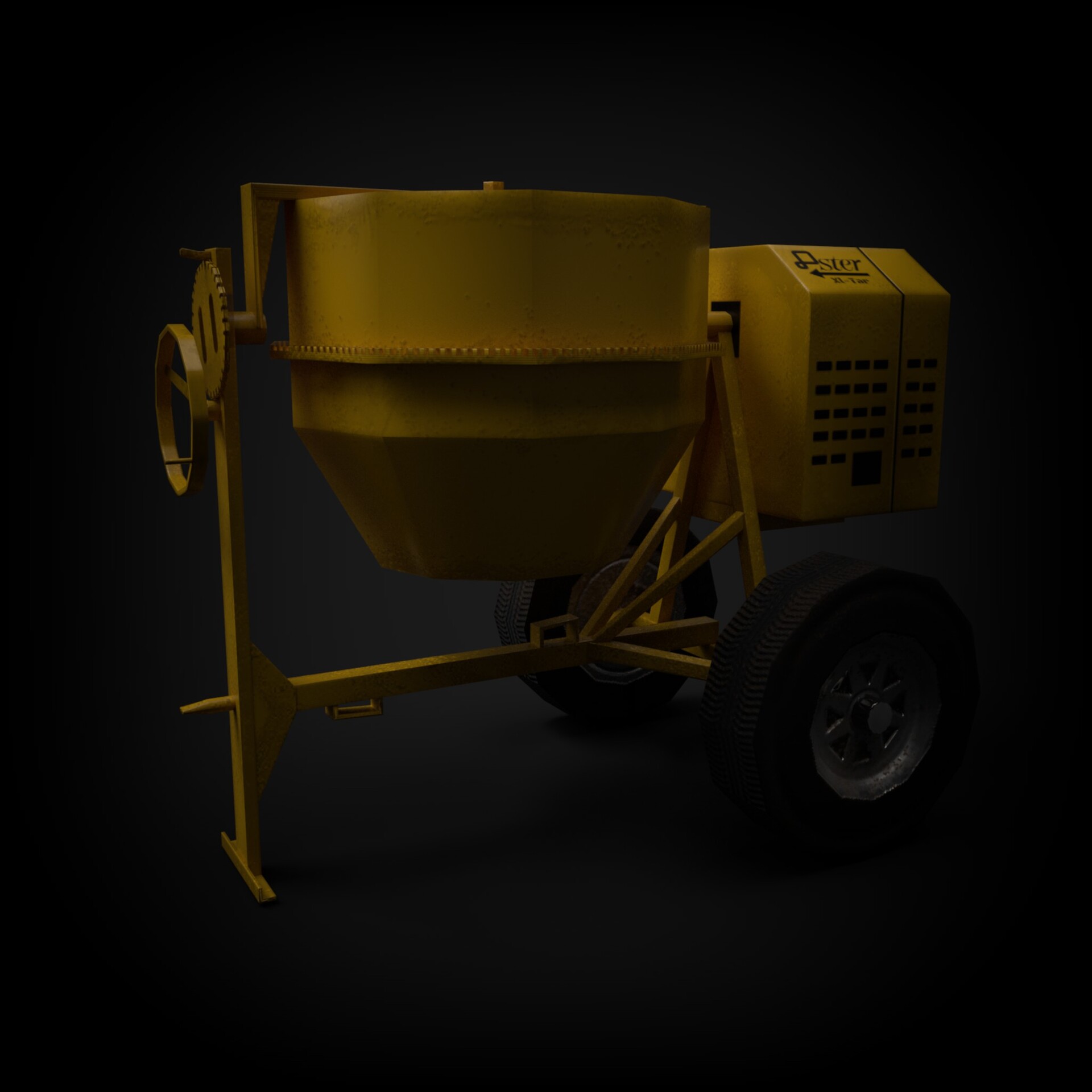 ArtStation - Revolvedora de Concreto