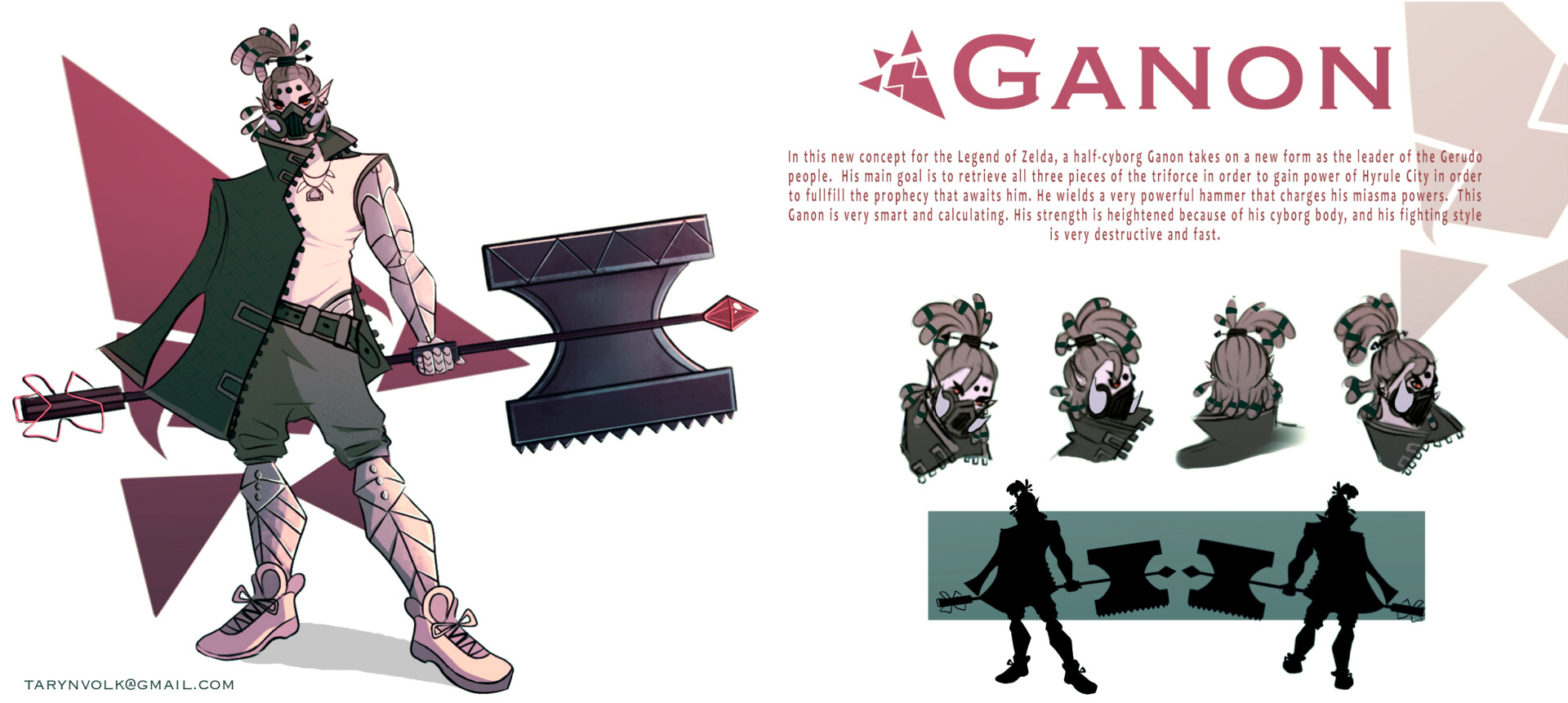 ArtStation - CyberPunk Ganon character design