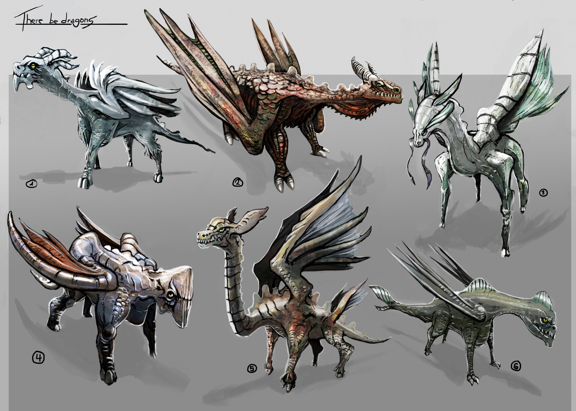 ArtStation - Dragon practice