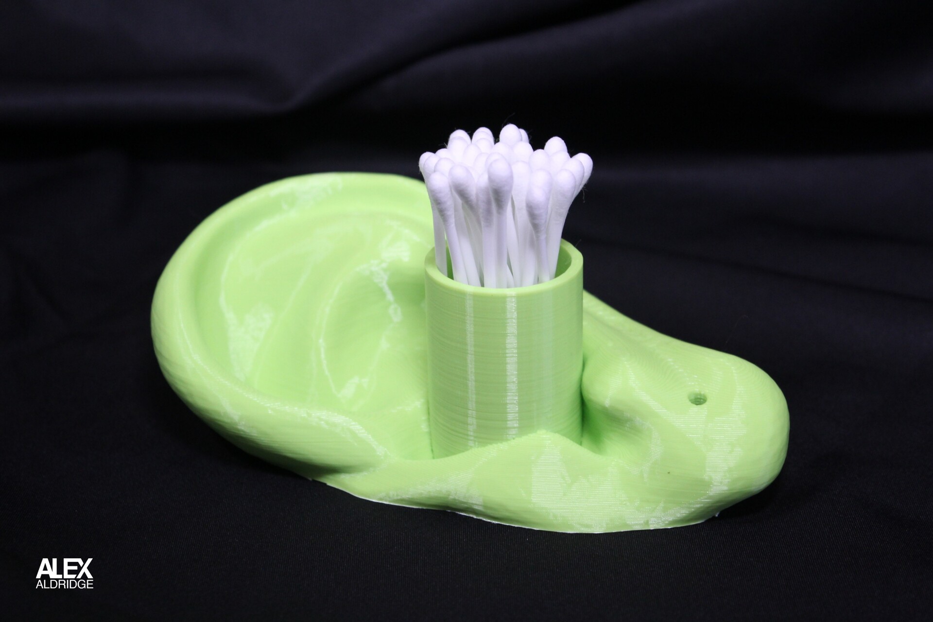 ArtStation - 3D Printed Q-tip Holder Ear Organizer