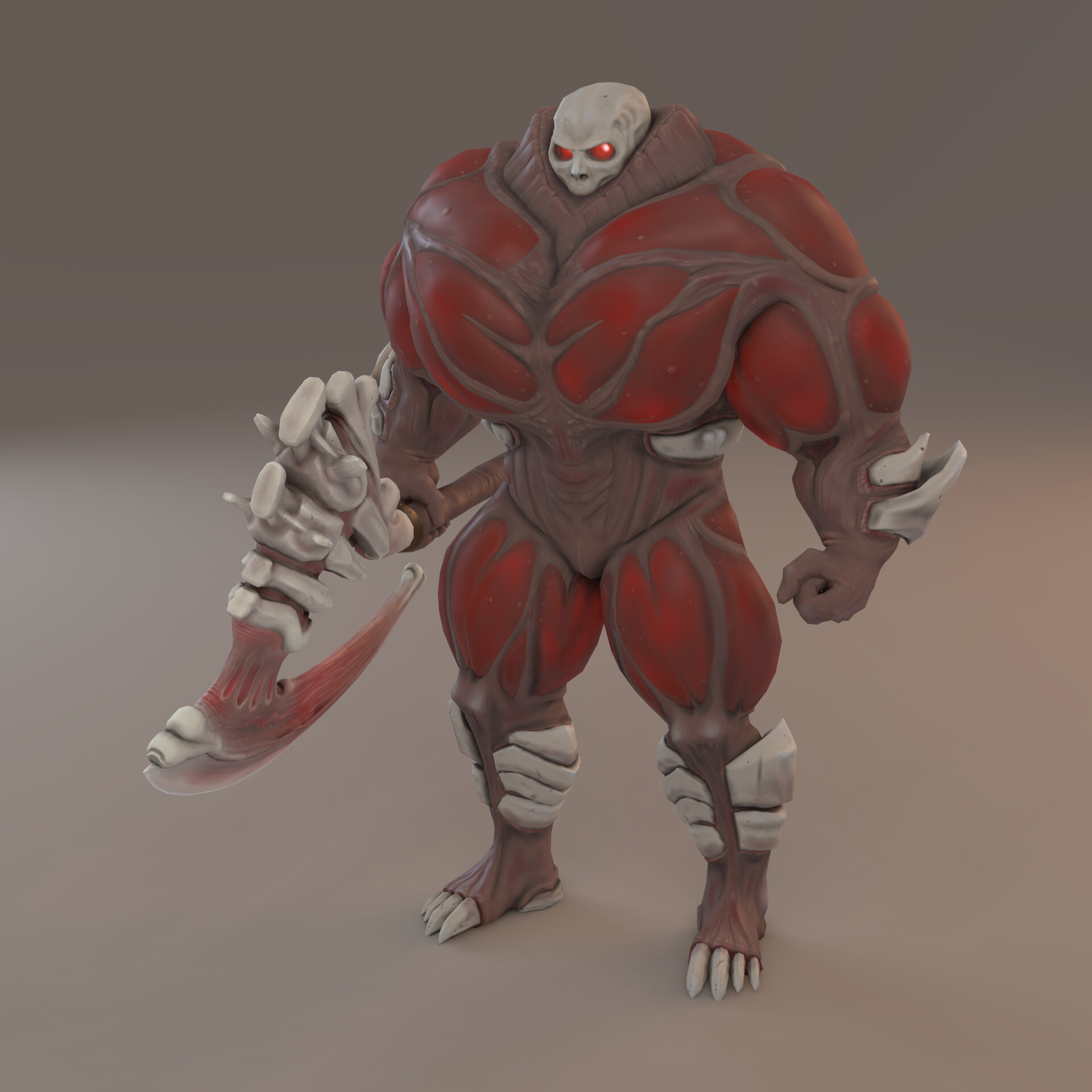 ArtStation - Blood Golem - Game Enemy Character
