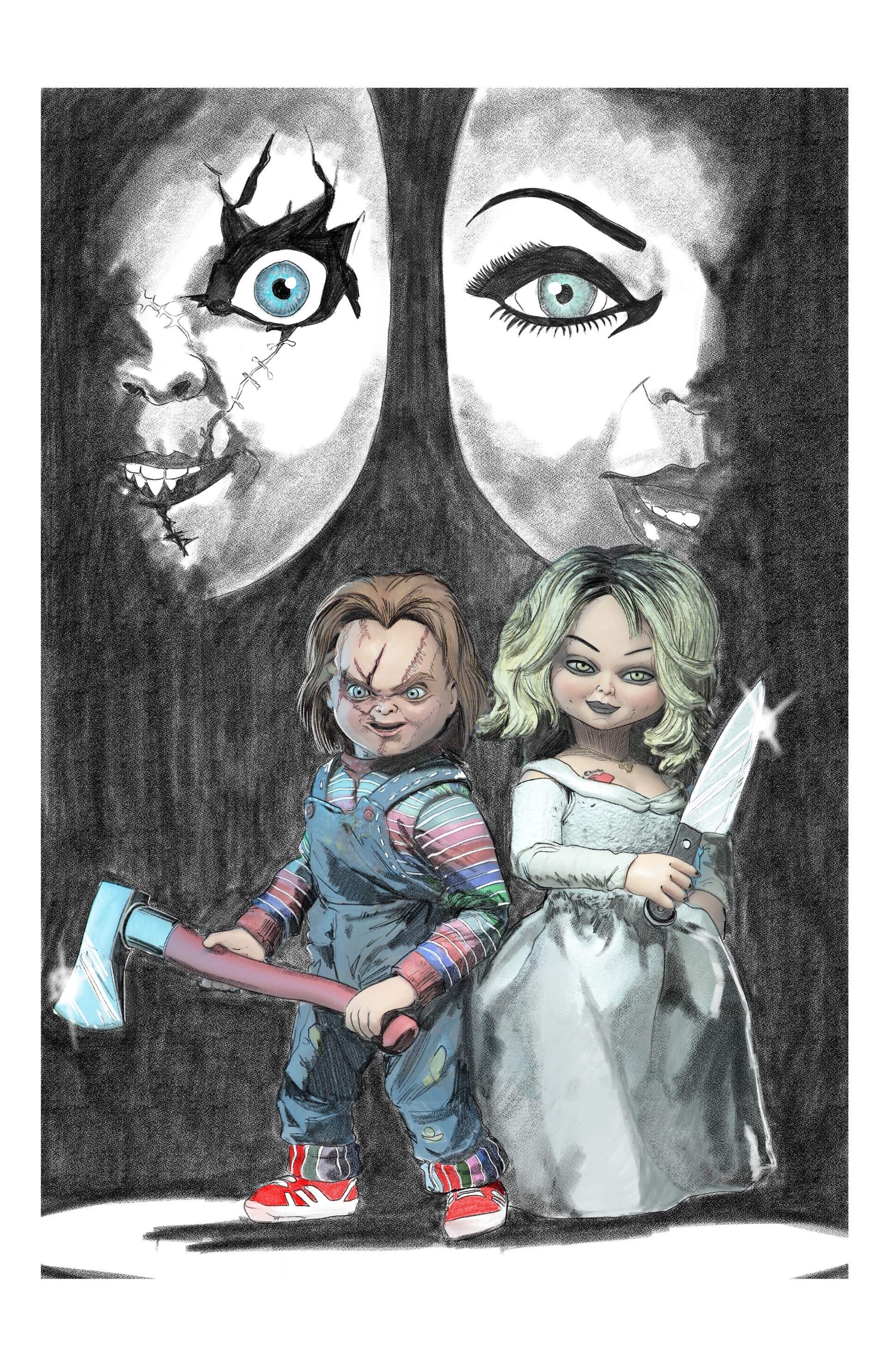 Bride Of Chucky Drawings