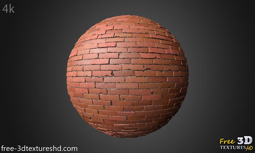 PBR Textures Free Download - Old Brick Wall PBR Texture 3d Seamless ...