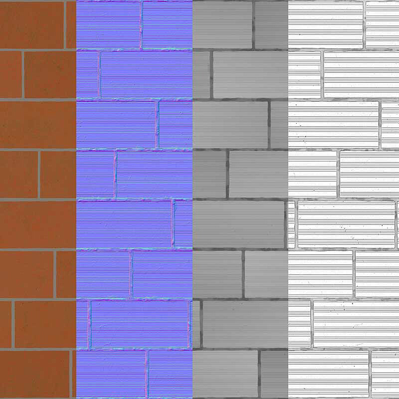 3D textures PBR free Download - Brick Wall PBR Texture 3d Seamless High ...