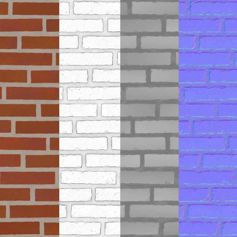 PBR Textures Free Download - Brick Wall PBR Textures 3d Seamless High ...