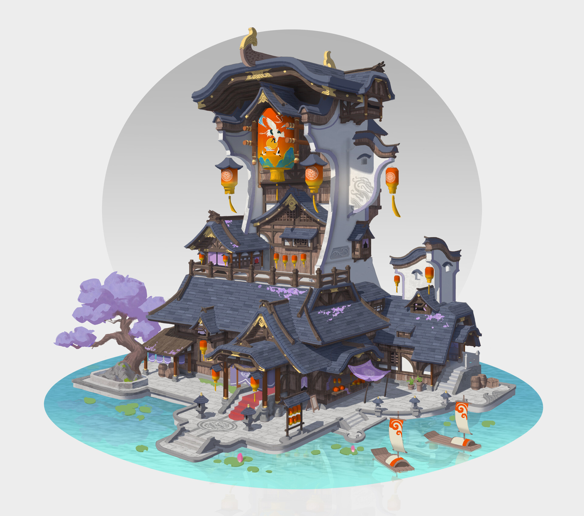 ArtStation - Lantern shop