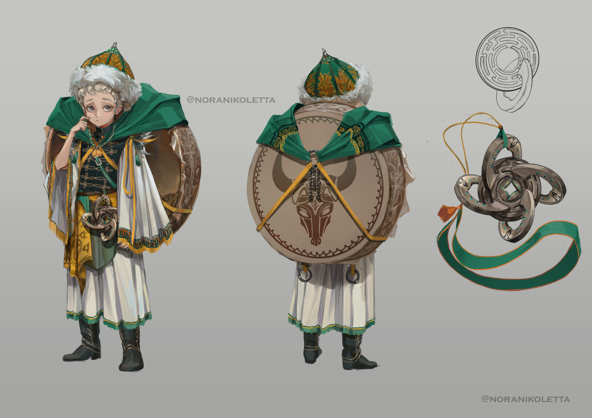 ArtStation - Táltos in training - concept art