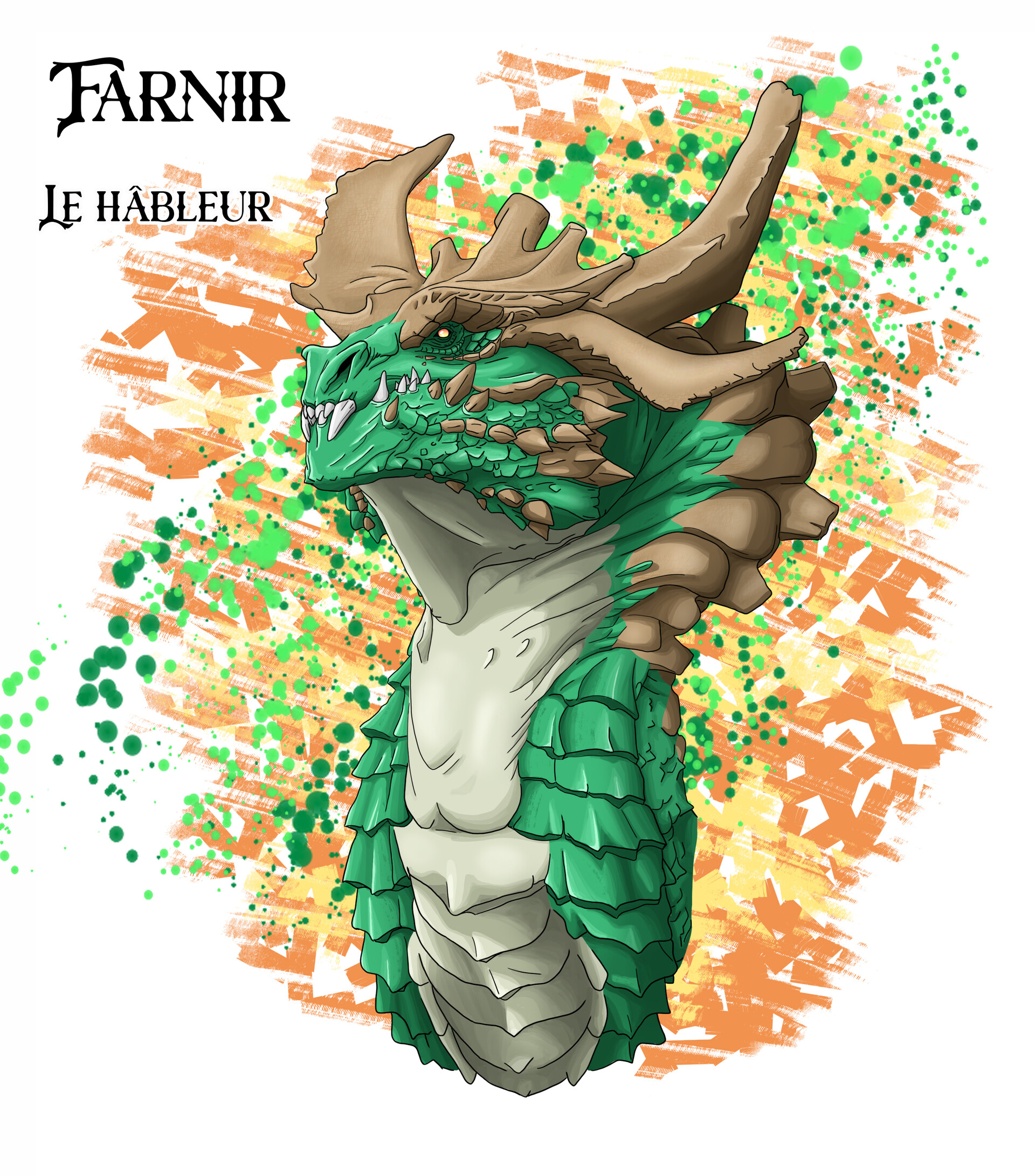 ArtStation - Dragon vert