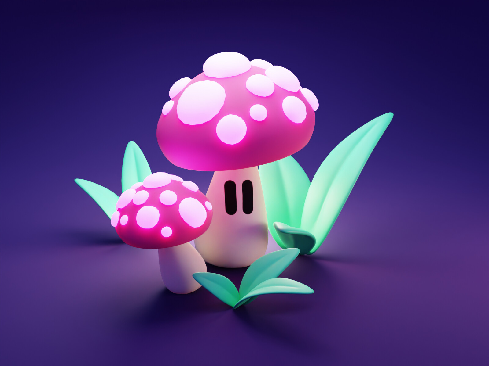 ArtStation - shroom scene study