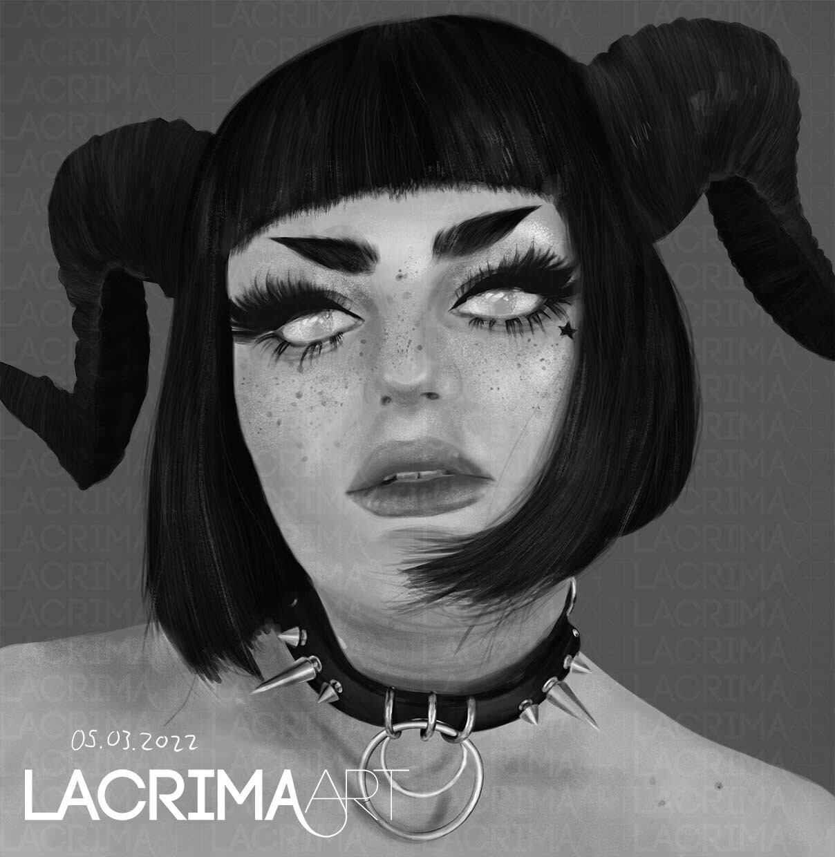 Lacrima Art - Demon Girl (Portrait Study)