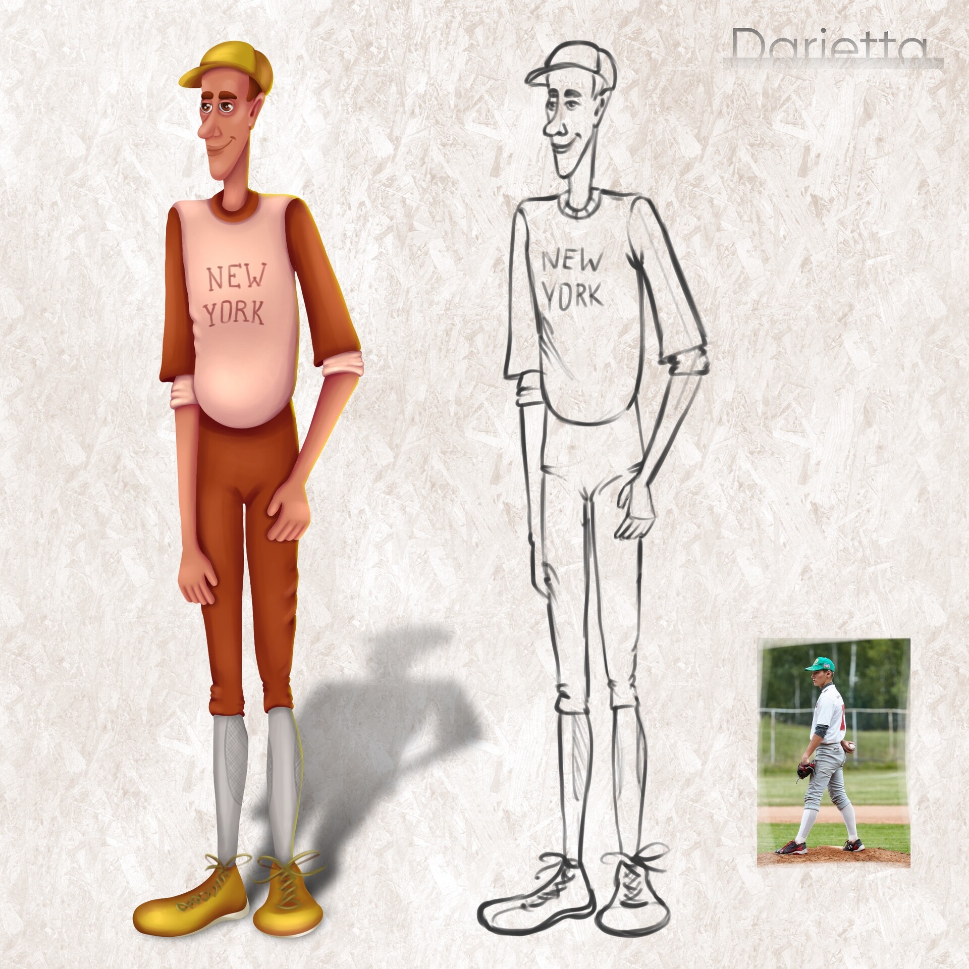 ArtStation - Baseball player