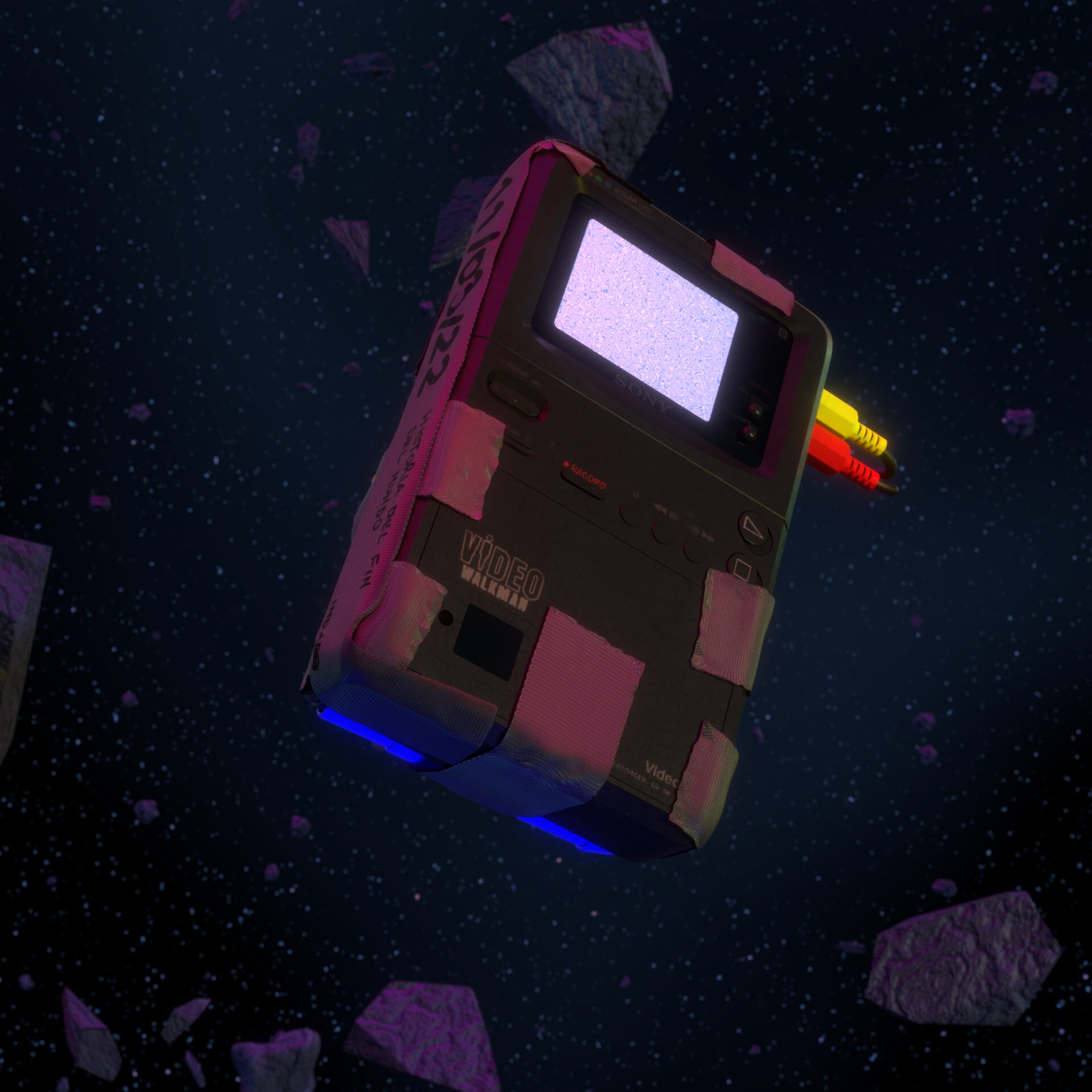 ArtStation - Rolling in the space