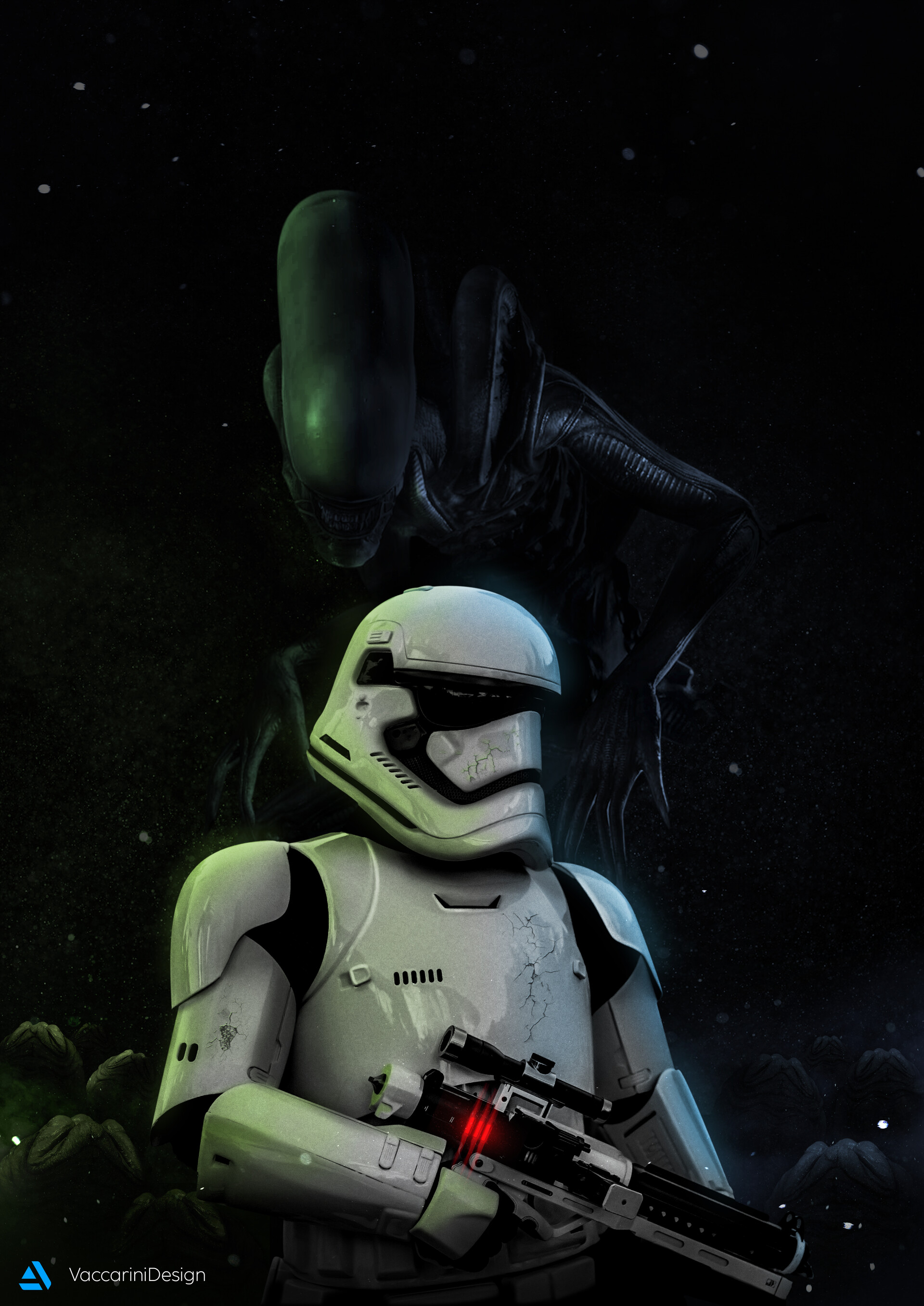Vaccarini Design - Star Wars X Alien Crossover